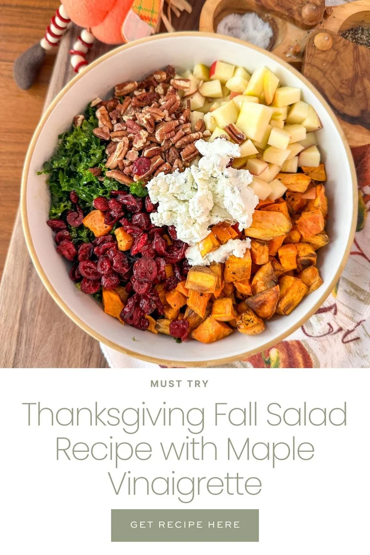 Best Thanksgiving Fall Salad Recipe with Maple Vinaigrette — Jazz Leaf