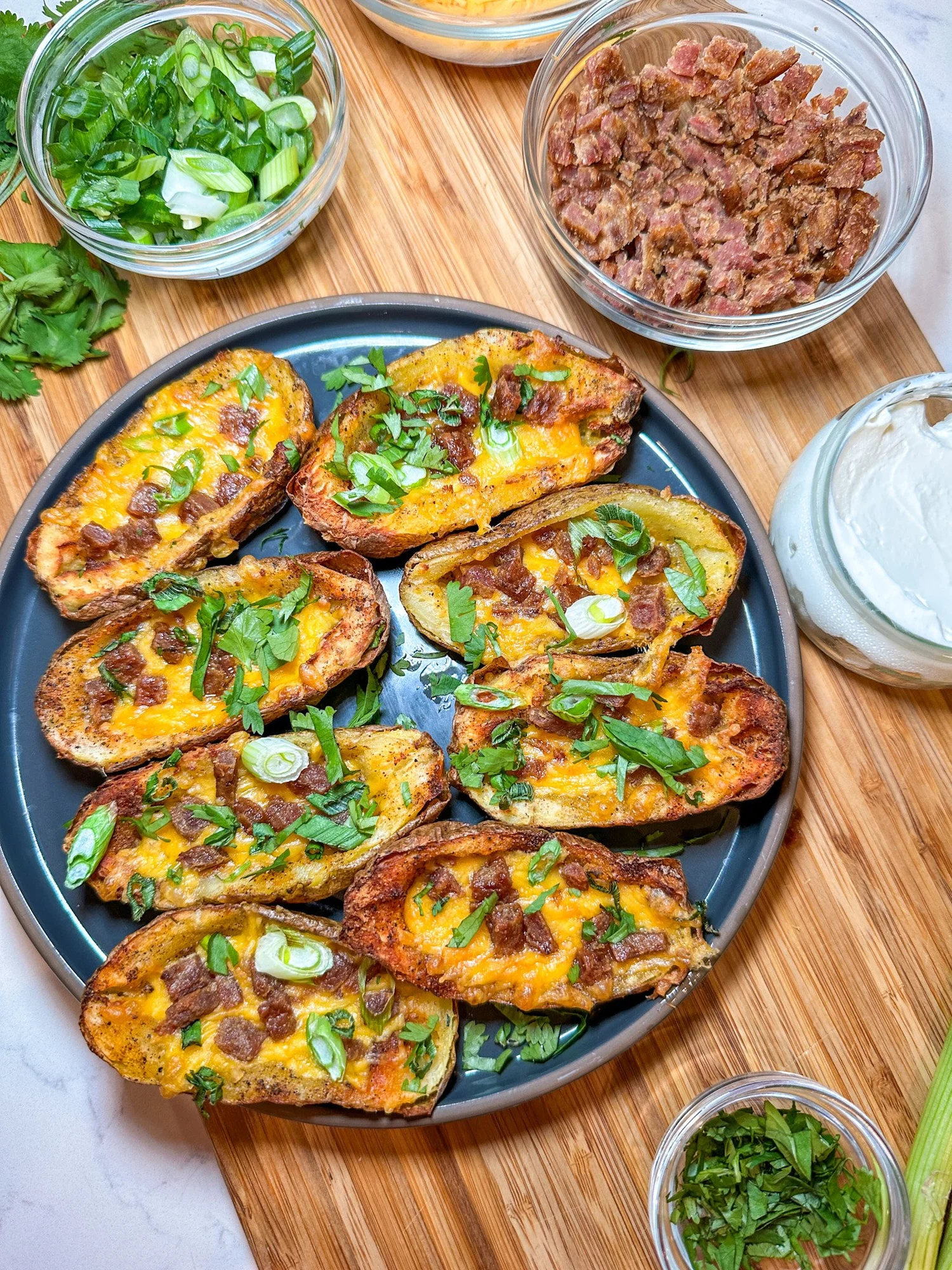 TGI Fridays Loaded Potato Skins Recipe — Jazz Leaf