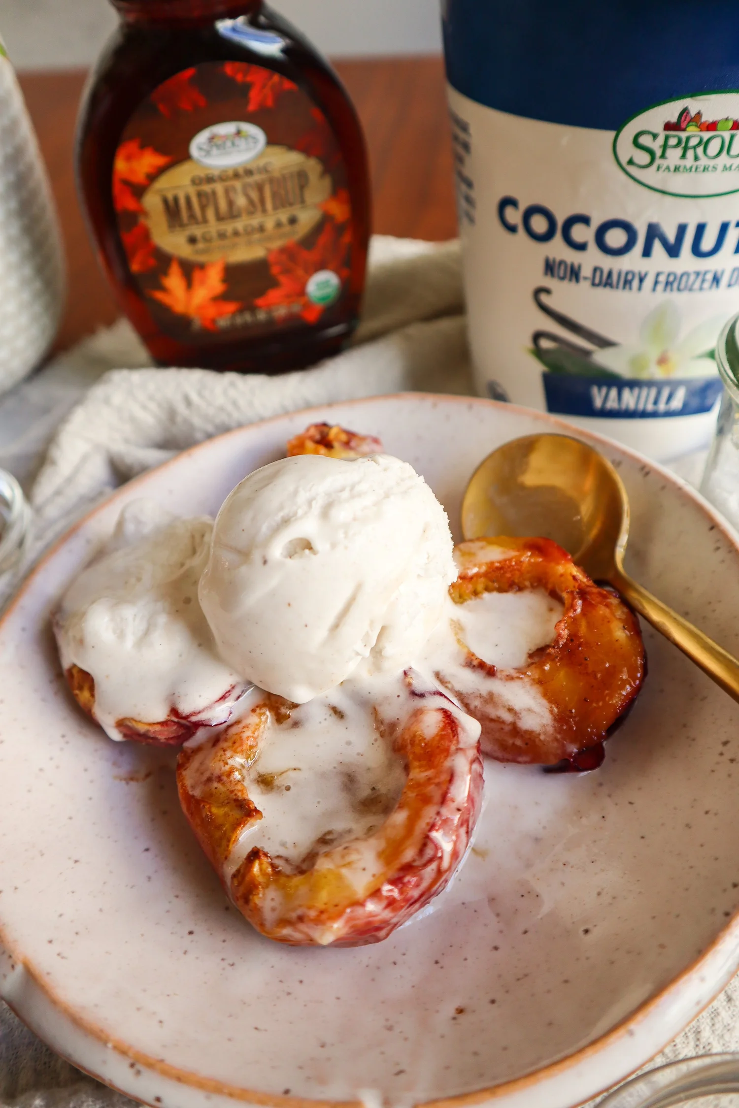 Air Fried Peaches — Jazz Leaf