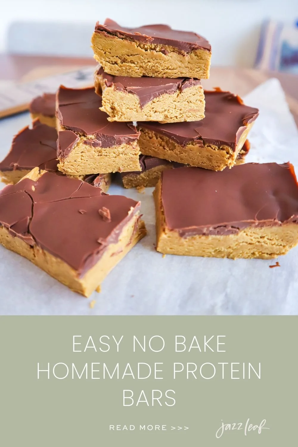 Easy No Bake Homemade Protein Bars — Jazz Leaf