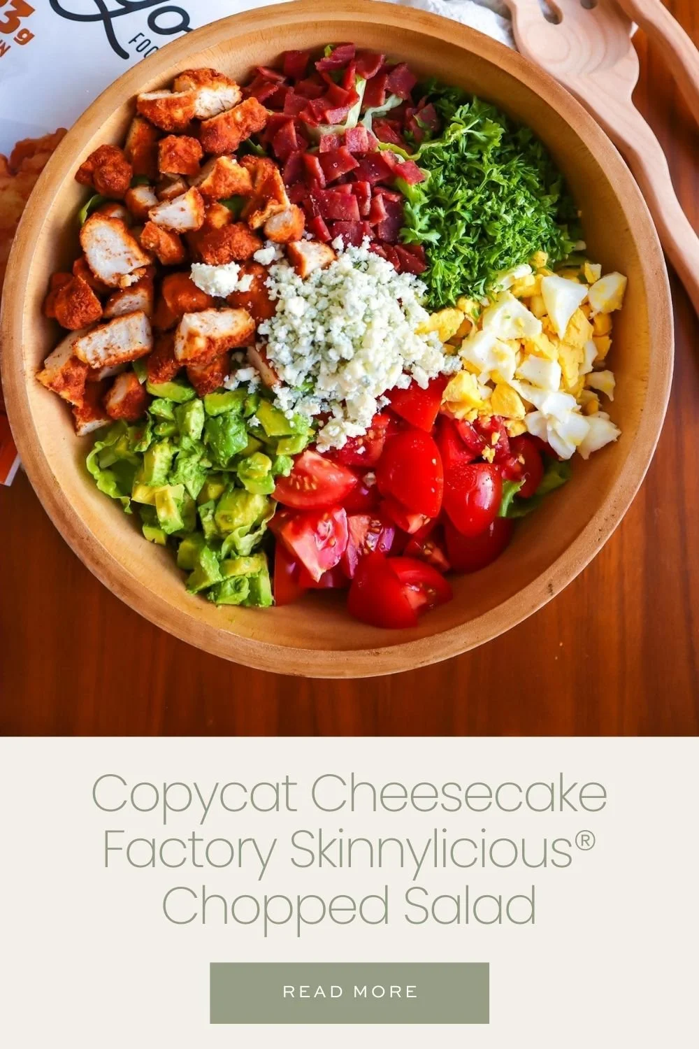 Copycat Cheesecake Factory Skinnylicious® Chopped Salad — Jazz Leaf