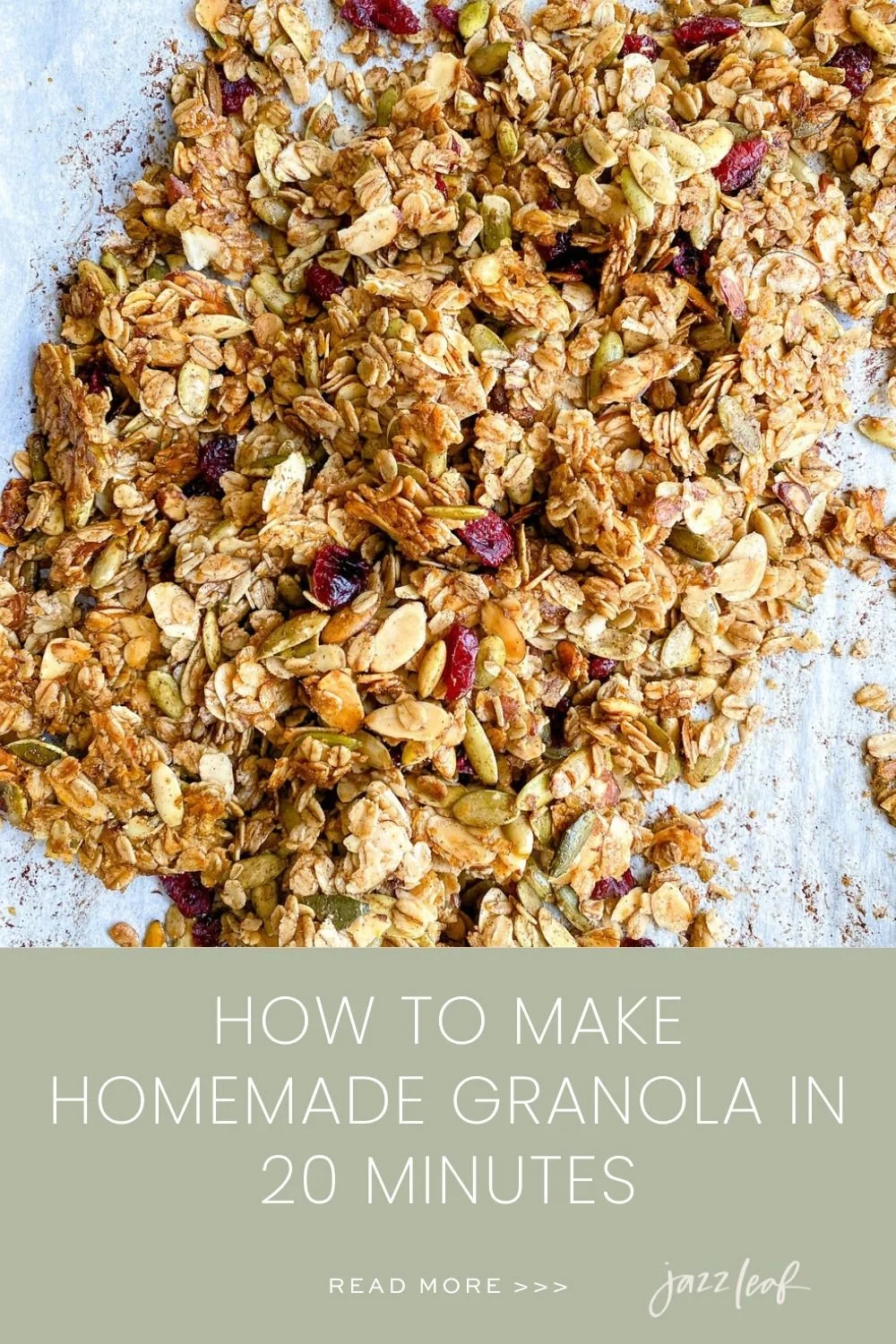 How to Make Homemade Granola in 20 Minutes — Jazz Leaf