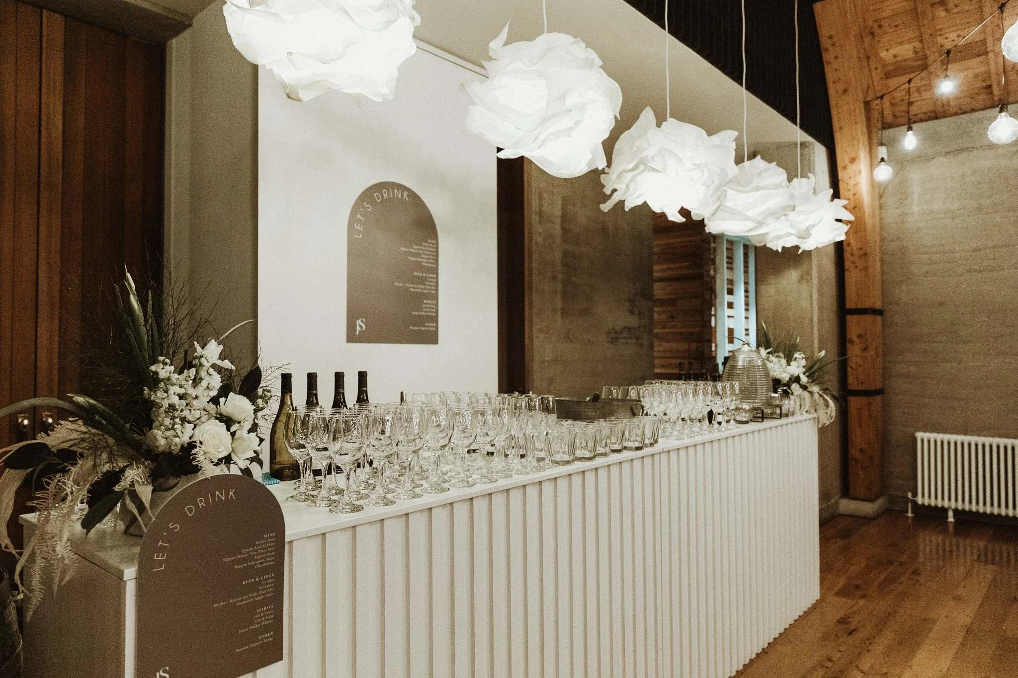 White Panel Bar Hire — Wedding Hire + Events | Truly Yours