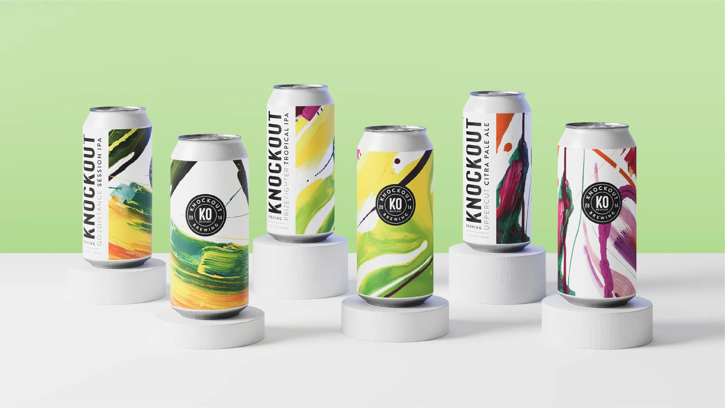 Knockout Brewing — Beer Can design — Backbar Studios