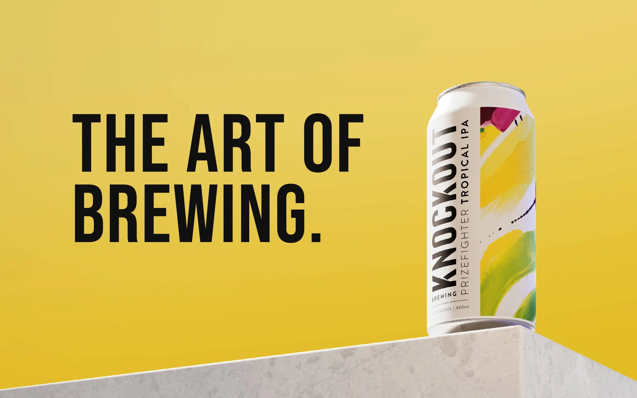 Knockout Brewing — Beer Can design — Backbar Studios