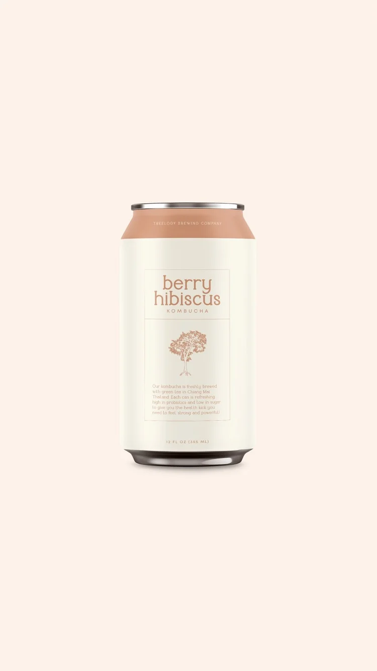 Treelogy Kombucha Drink Label Design — ANGELIQUE VESTIL