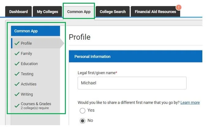 What is the Common App? — Big Green College Prep