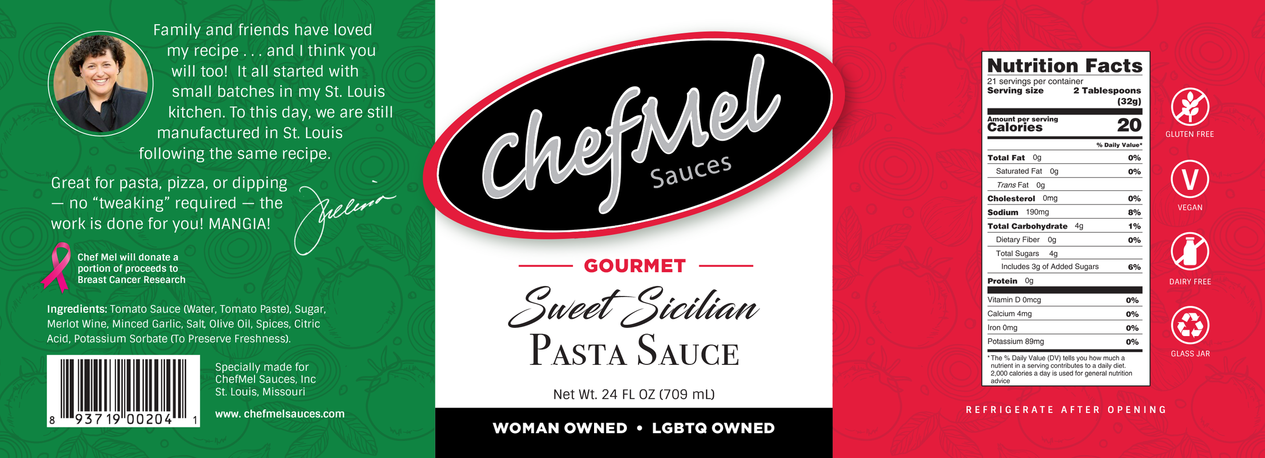 About — Chef Mel Sauces