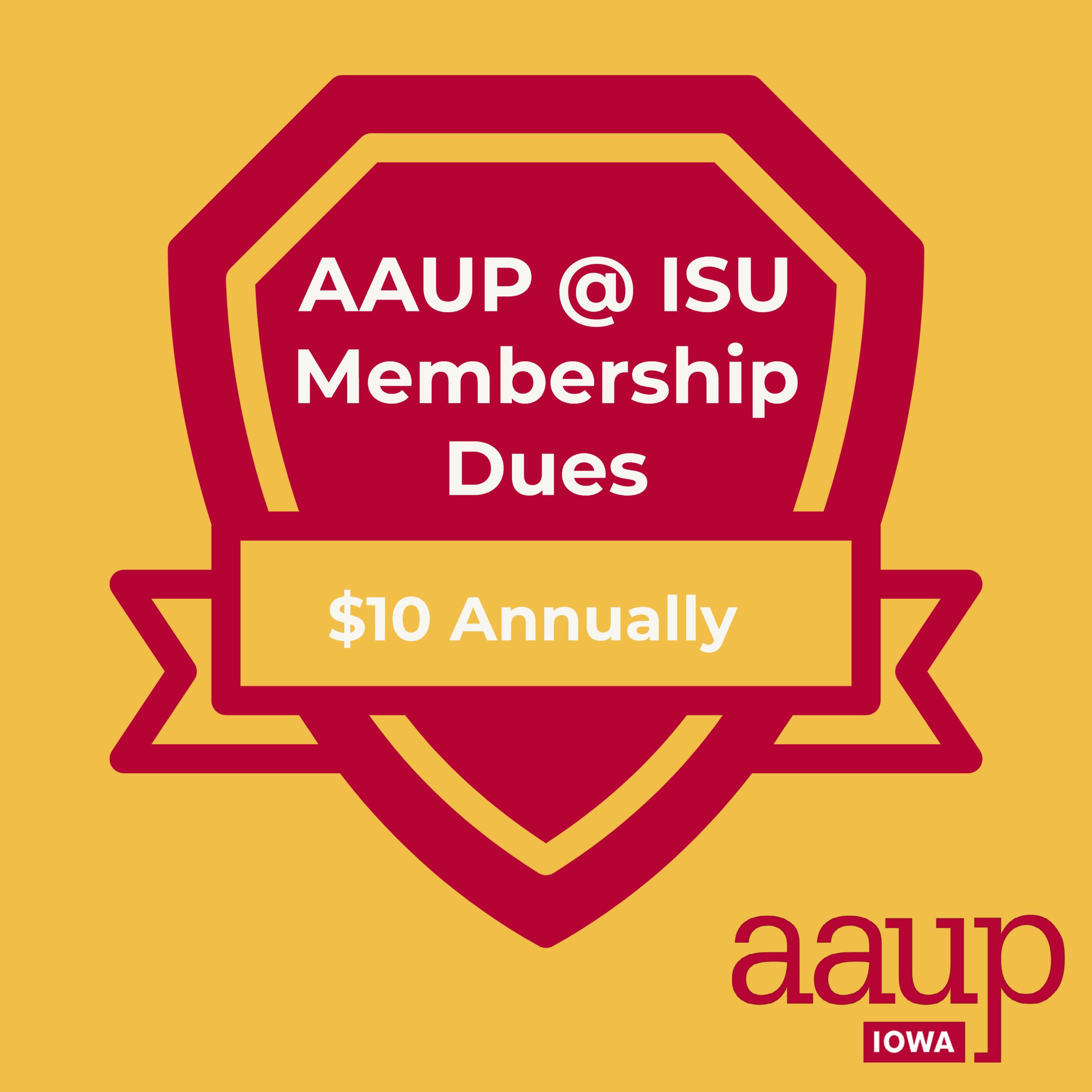 AAUP @ ISU Membership Dues for 1 year — AAUP @ Iowa State University