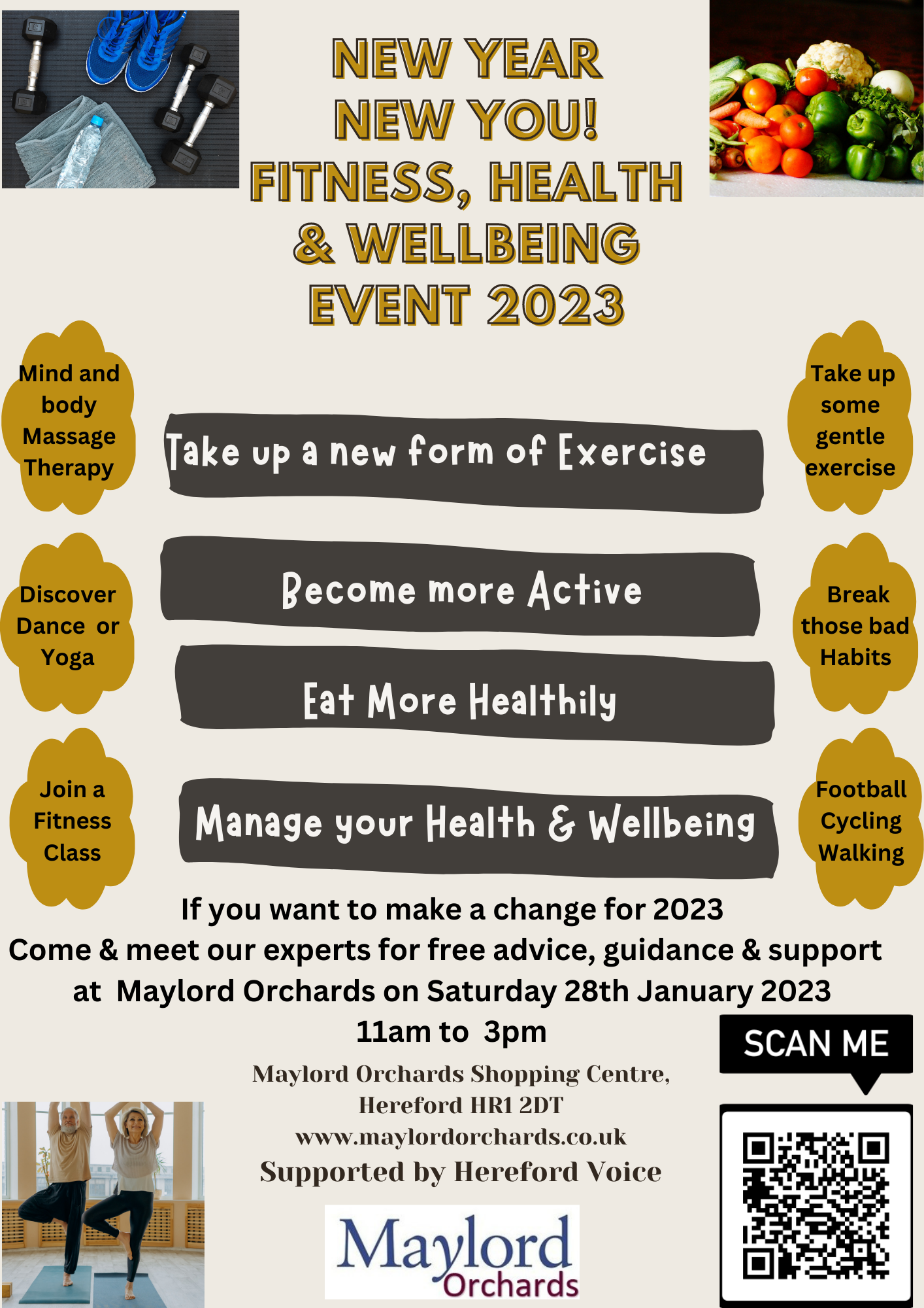 New Year, New You! Fitness, Health & Wellbeing event 2023 — Maylord ...