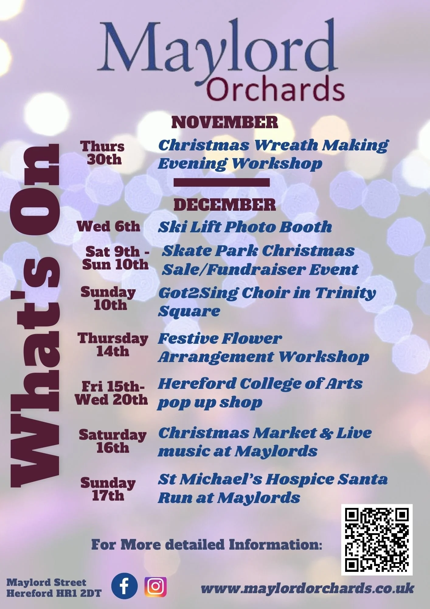 What's On at Maylord Orchards — Maylord Orchards