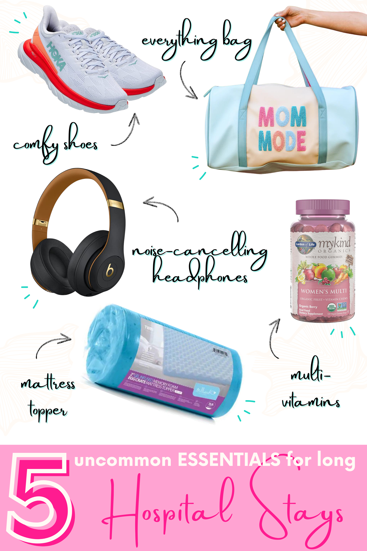 5 Uncommon Essentials for a Long Hospital Stay — The Fierce Mama