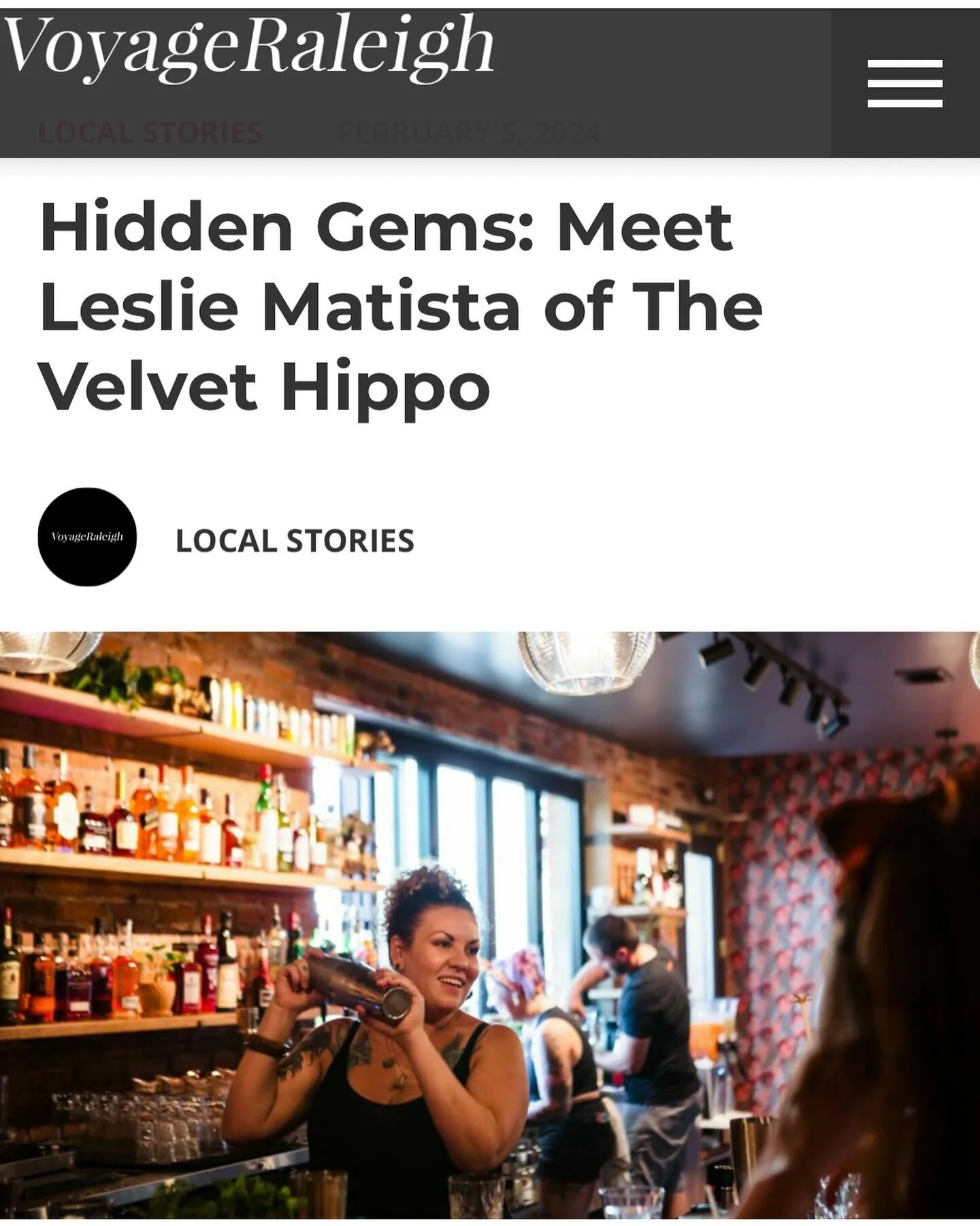 The Velvet Hippo Rooftop Bar & Lounge | Durham, North Carolina