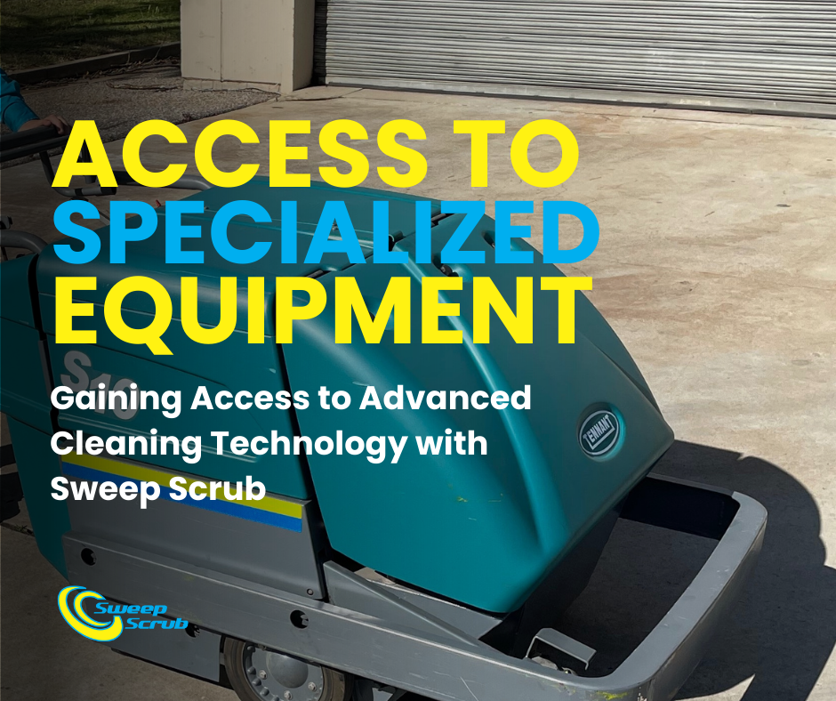 Access to Advanced Cleaning Technology with Sweep Scrub | Industrial ...