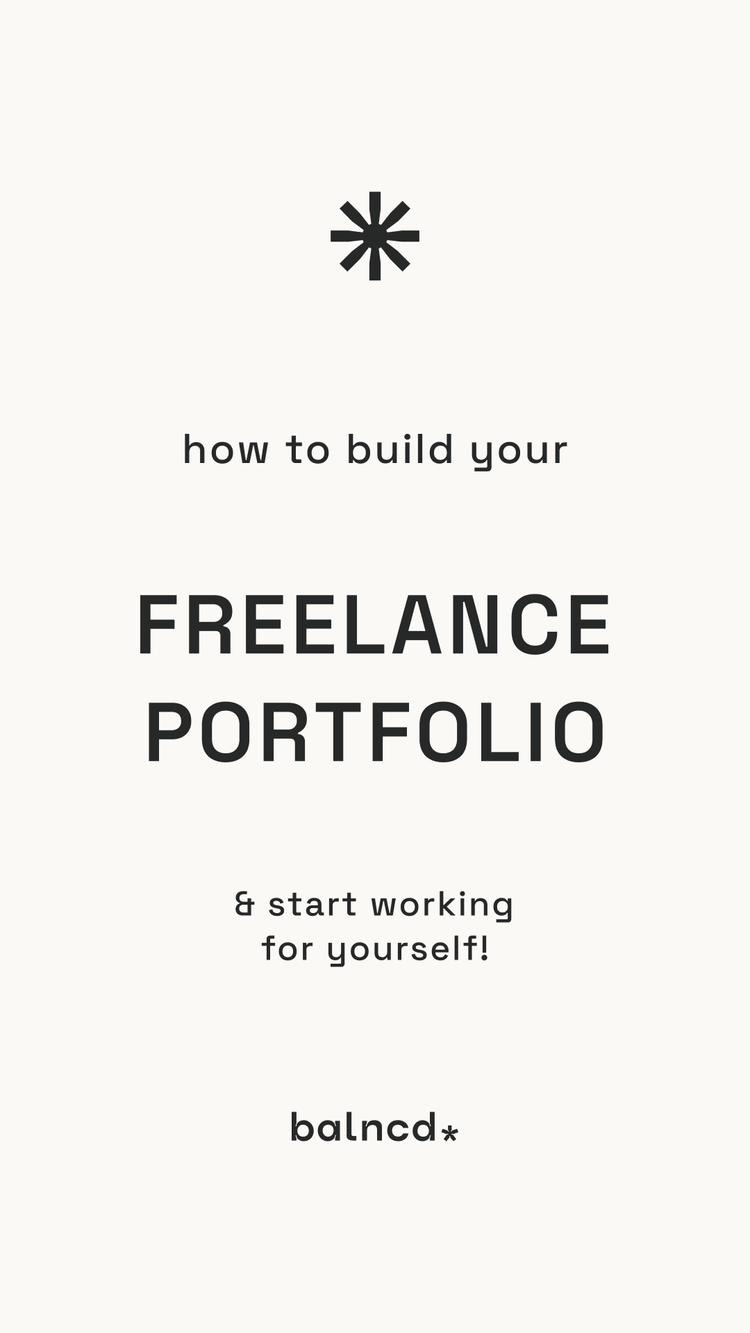 How to Build a Portfolio for Your Freelance Business — balncd ...
