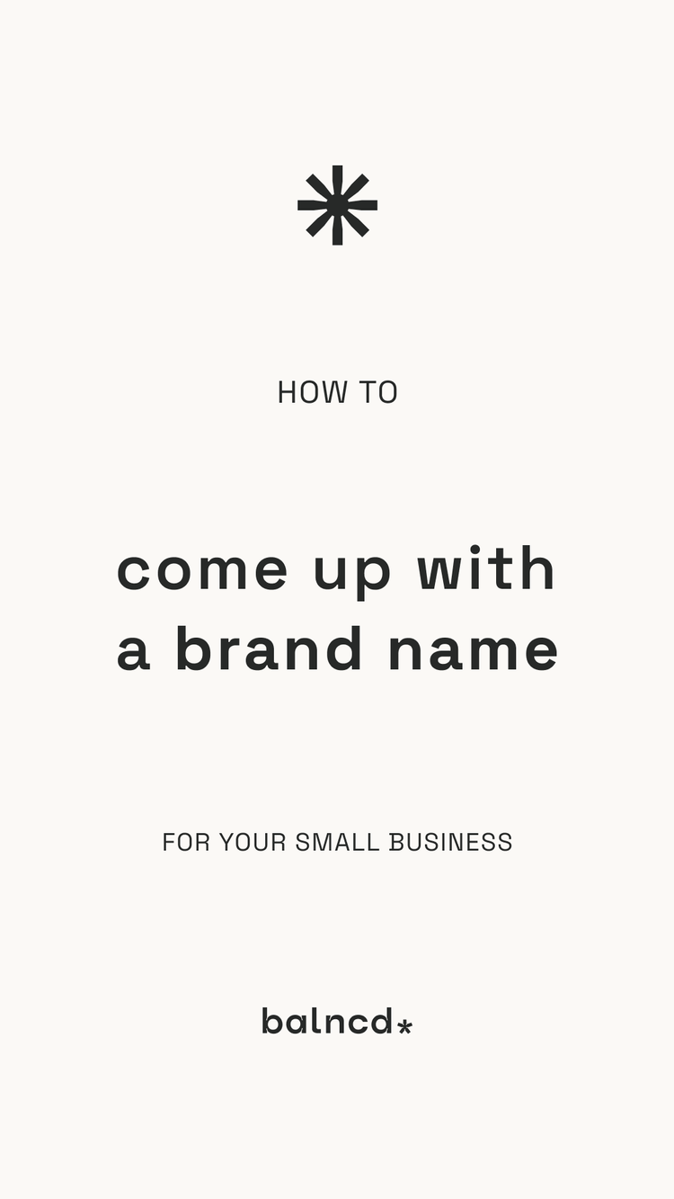 How to Come Up with the Right Brand Name for your Small Business ...