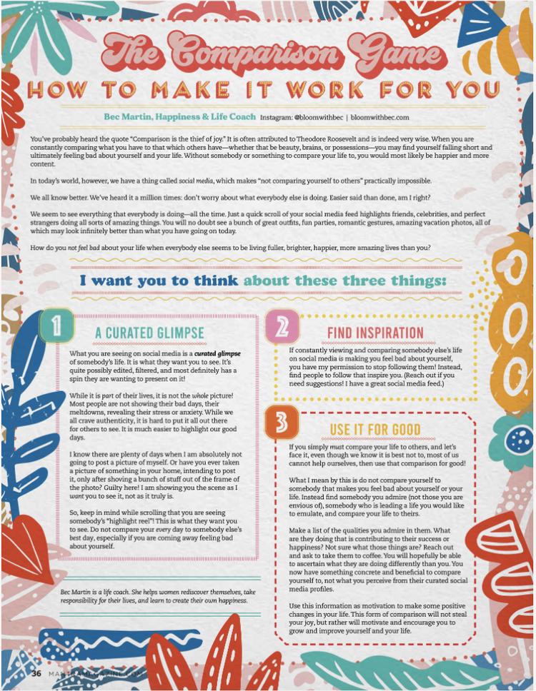 The Comparison Game – How to Make it Work For You — Bravery: A Baby Sea ...