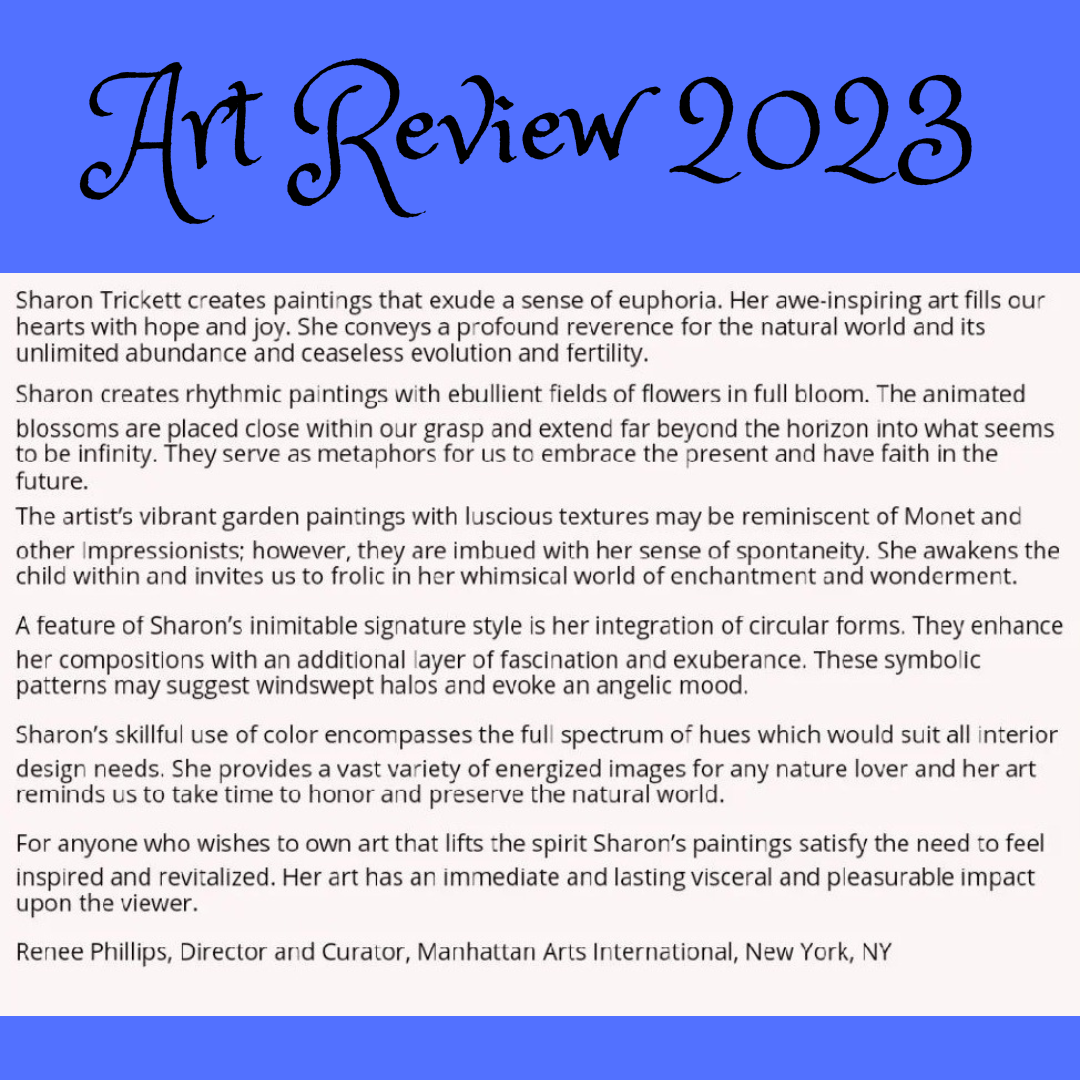 About — Sharon Trickett Fine Arts