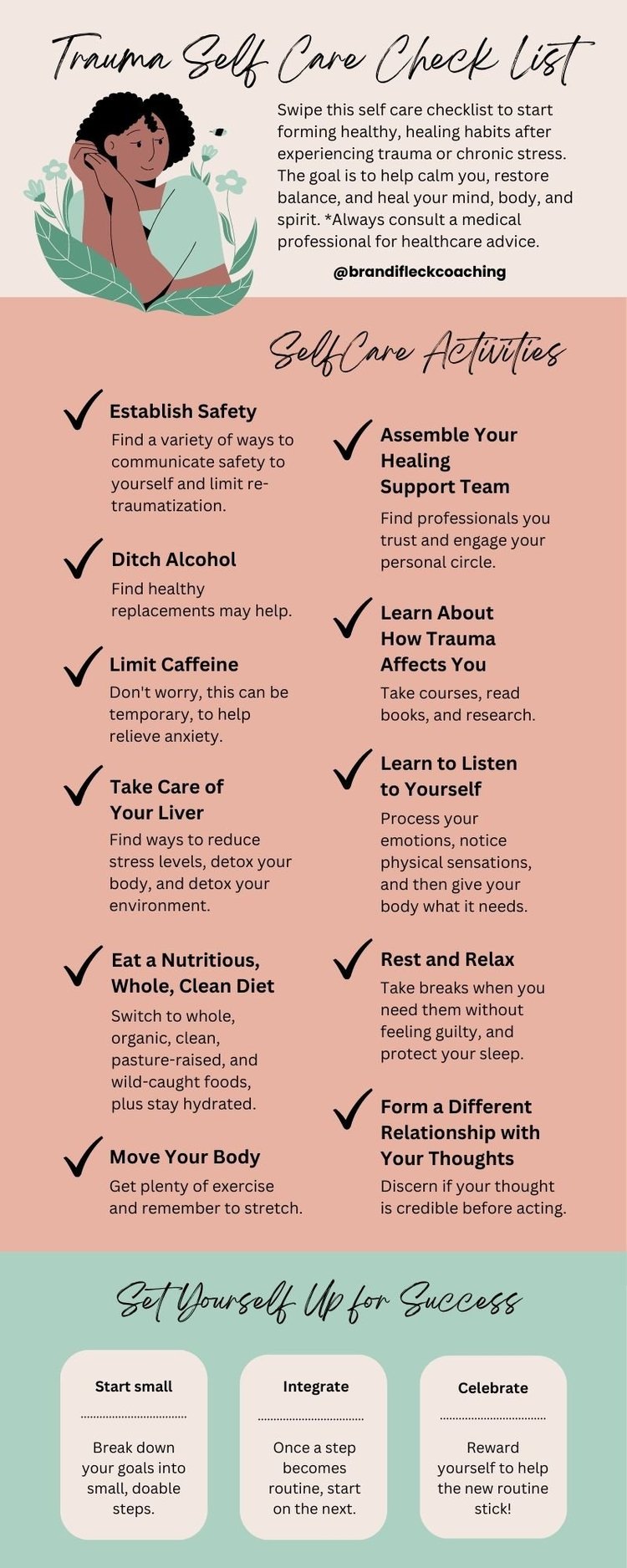 My Trauma Self Care Routine Checklist — Brandi Fleck Coaching