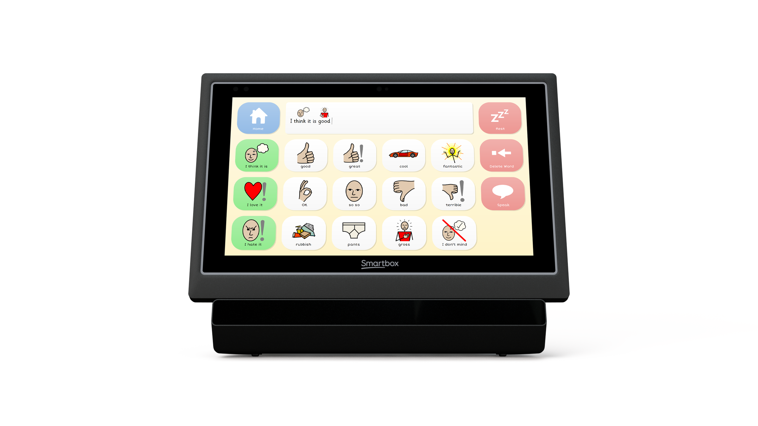 Het meest complete communicatietoestel met oogsturing. — SKIL