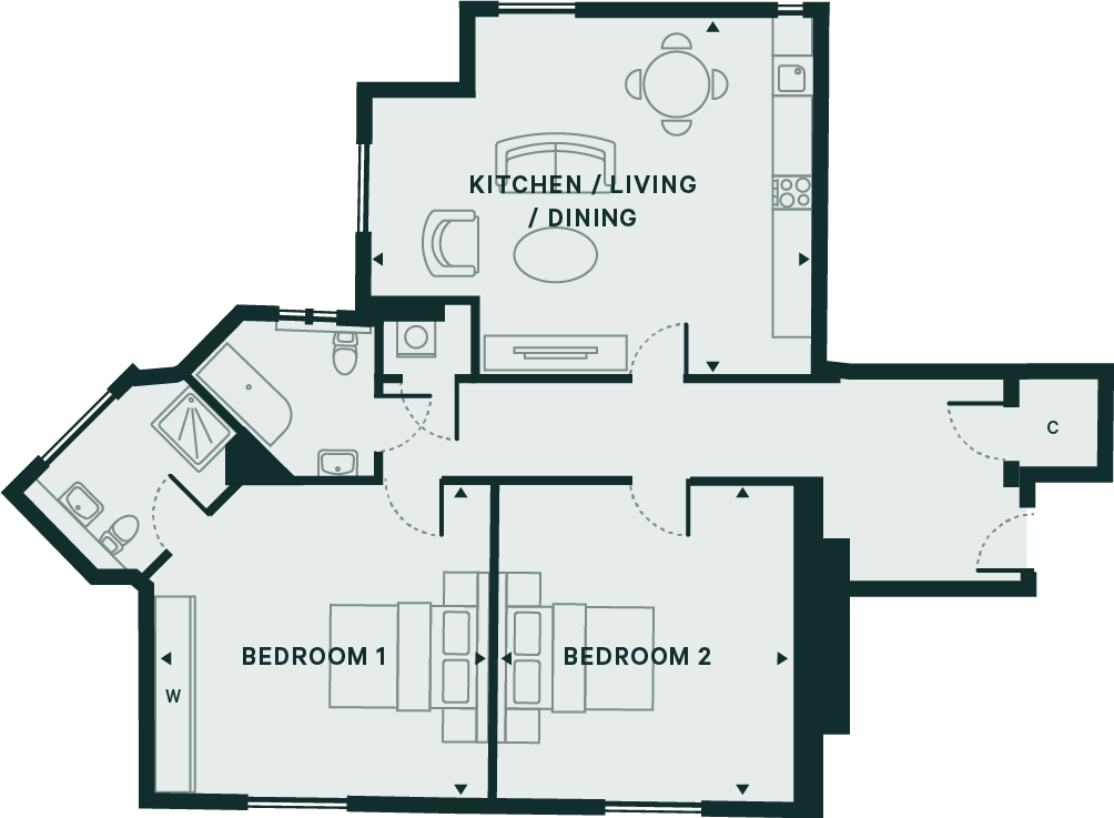 Apartment 1 — Fawkham Manor