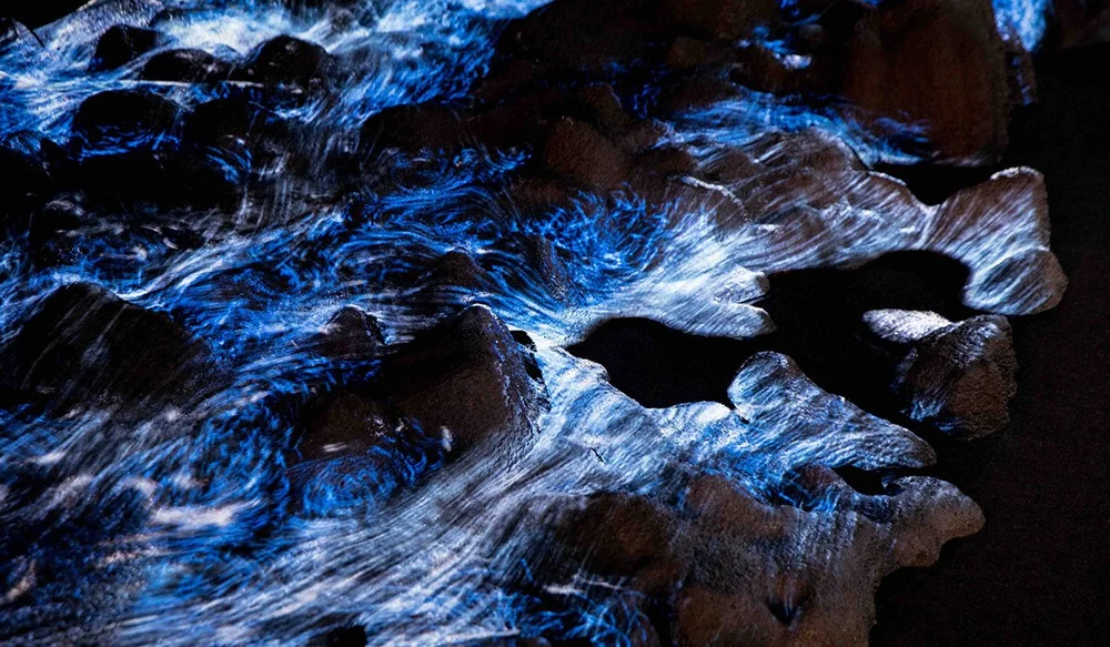 3D Projection Mapped Concrete Riverbed, Art Installation — Studio ...