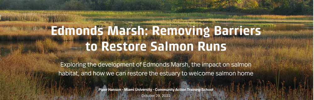 EDMONDS MARSH ESTUARY Advocates