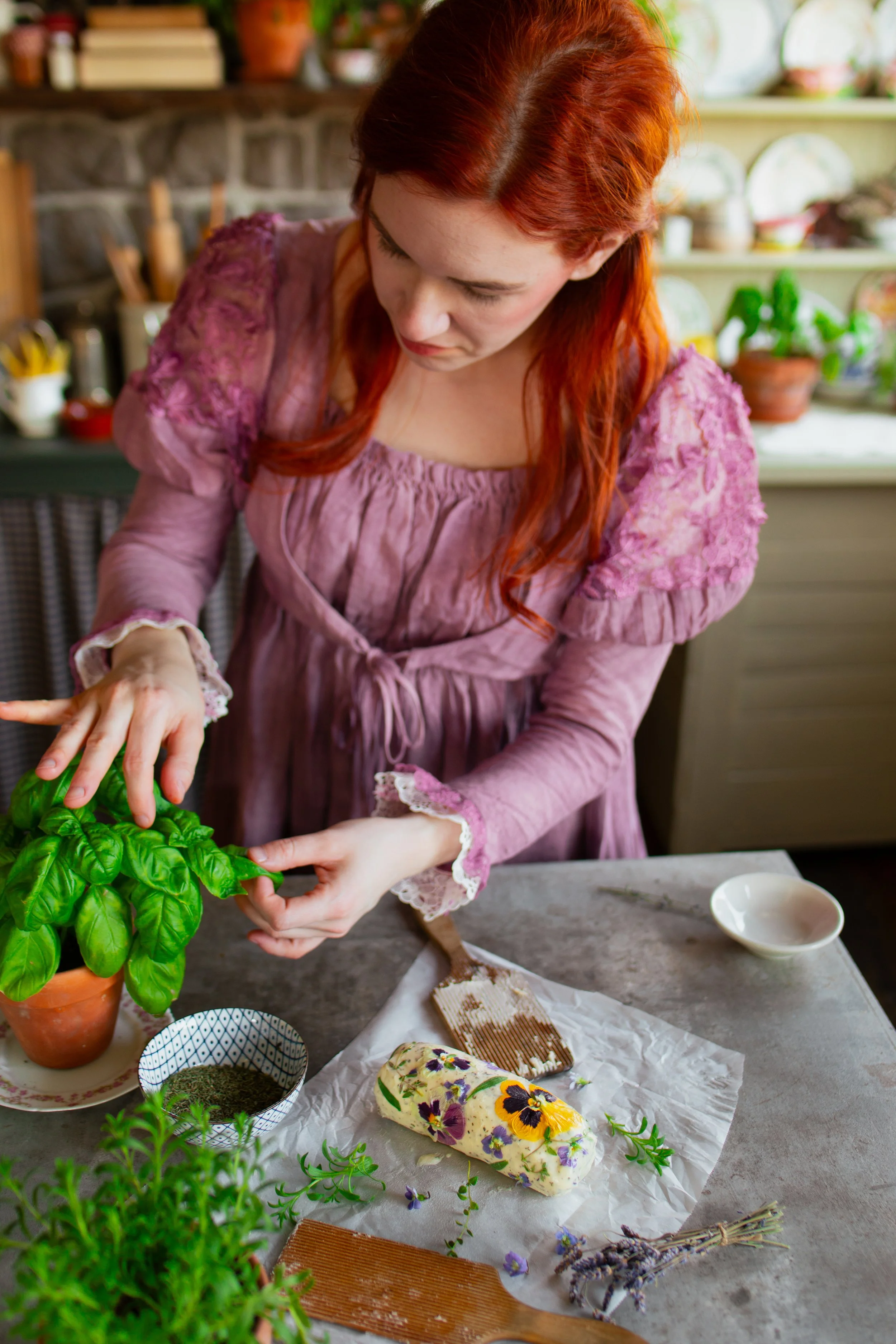 Video: Painted Bread and Foraged Floral Compound Butter — Under A Tin Roof
