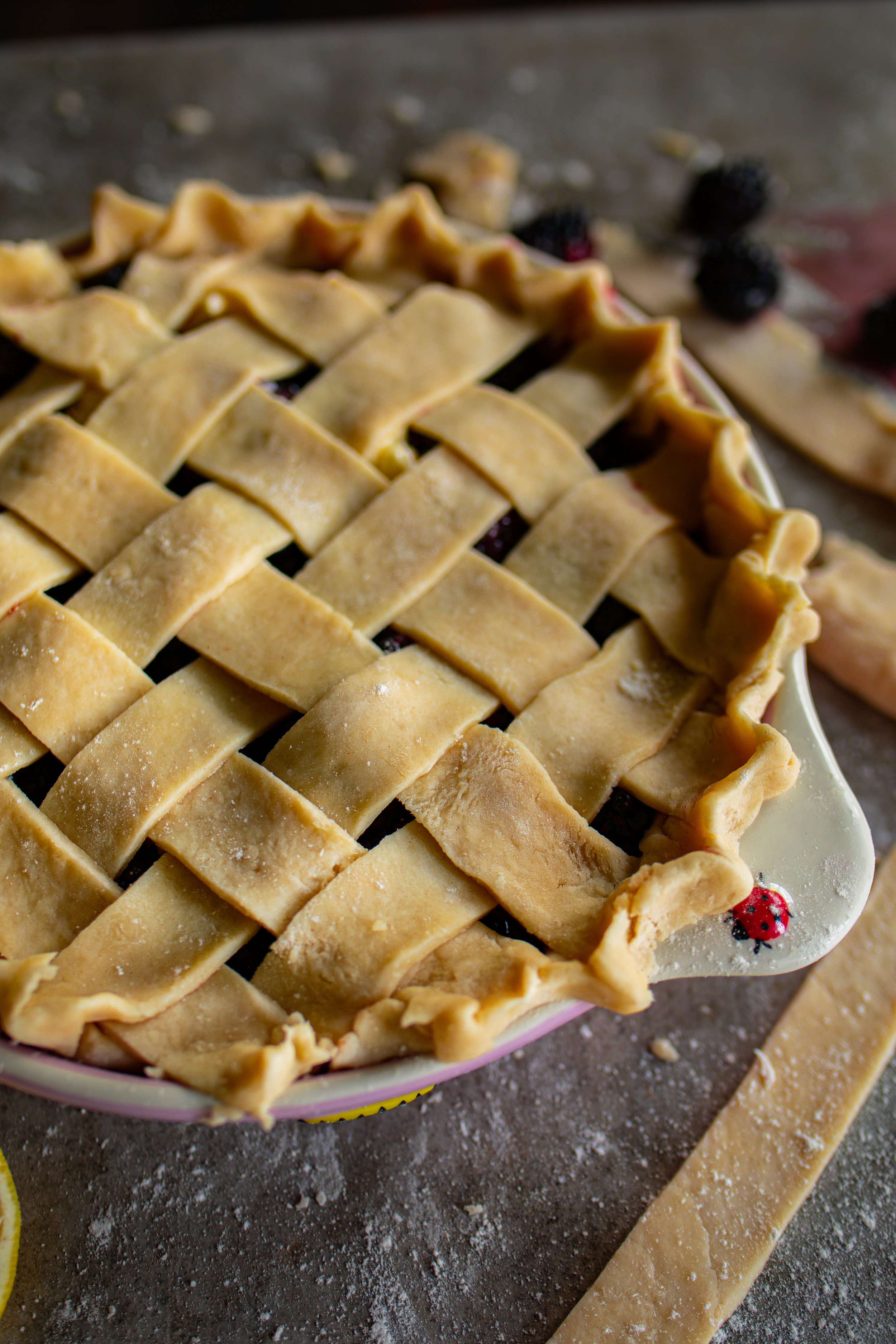 Bramble Patch Blackberry Pie: Summer Dessert Recipe — Under A Tin Roof