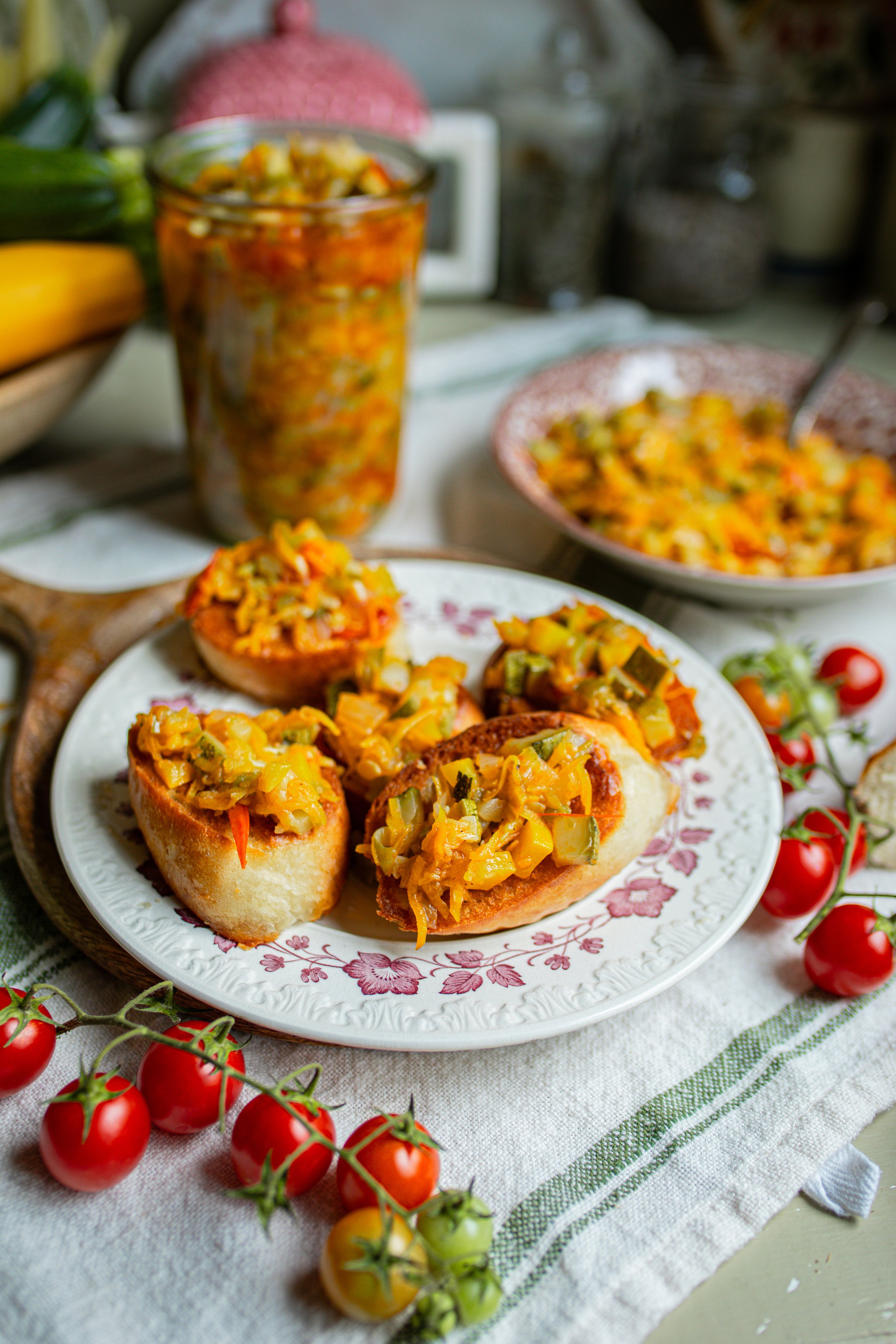 Green Zucchini Ikra: Ukrainian Inspired Appetizer — Under A Tin Roof