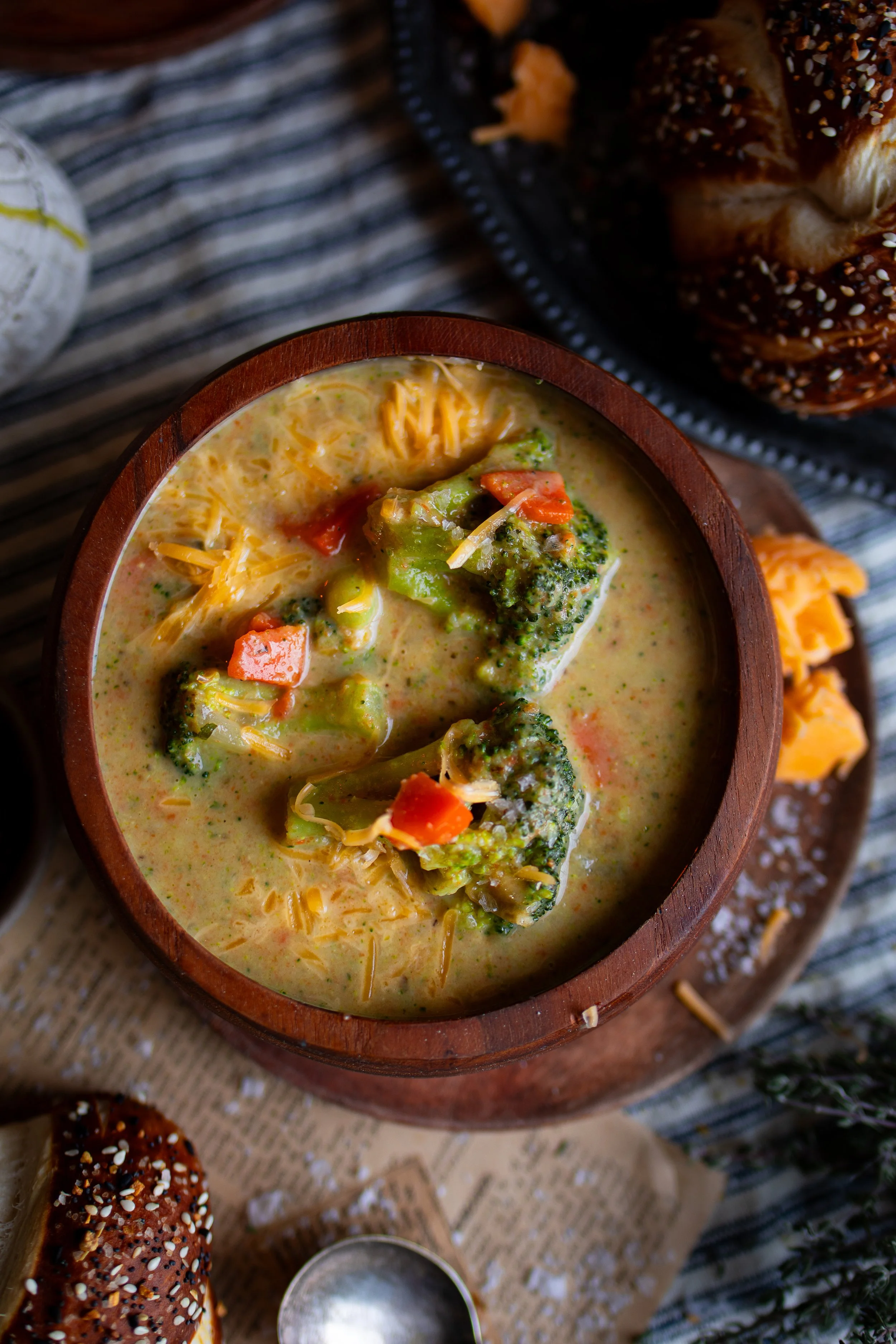 Creamy Broccoli Cheddar Soup: Cozy Dinner Recipe — Under A Tin Roof