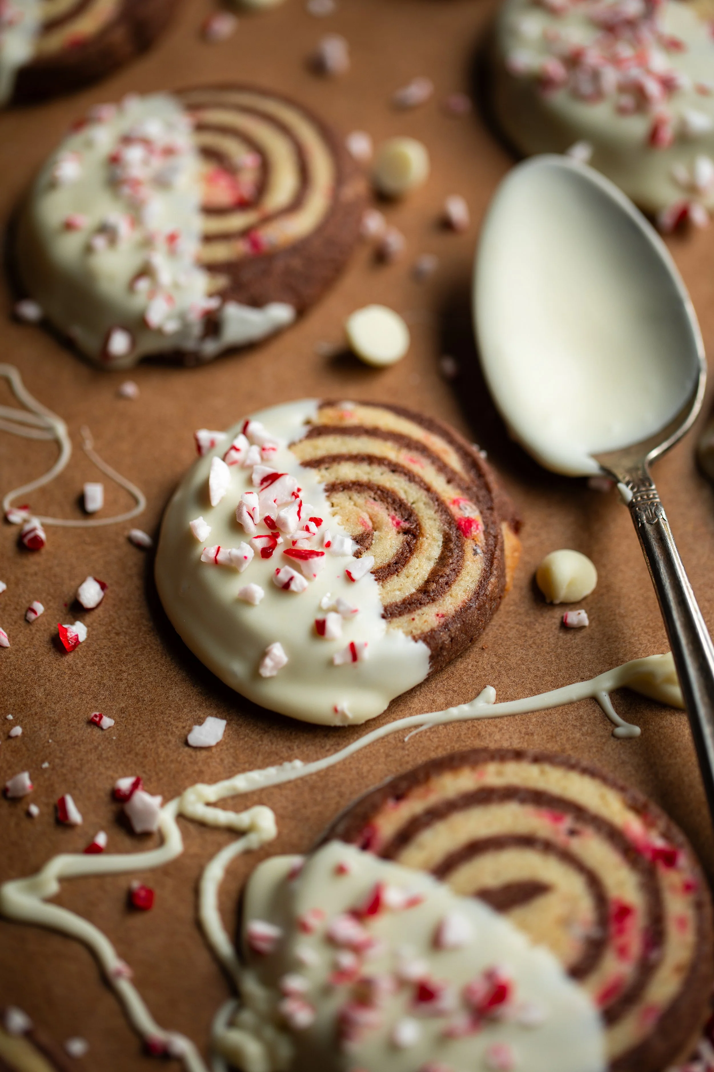 Chocolate Peppermint Pinwheel Cookies: Festive Holiday Treat — Under A ...