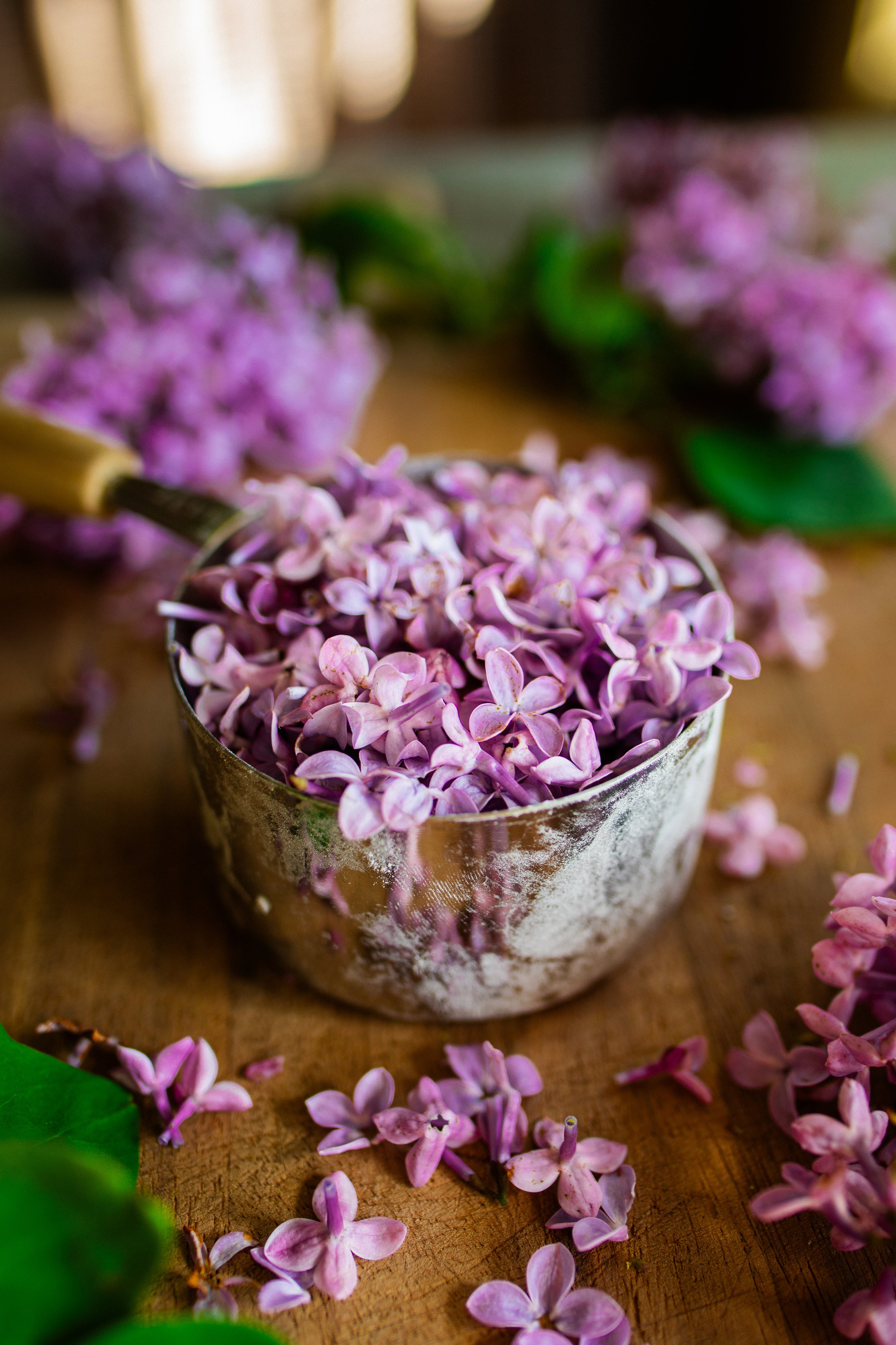 Dreamweaver's Lilac Donuts: Edible Flower Dessert Recipe — Under A Tin Roof