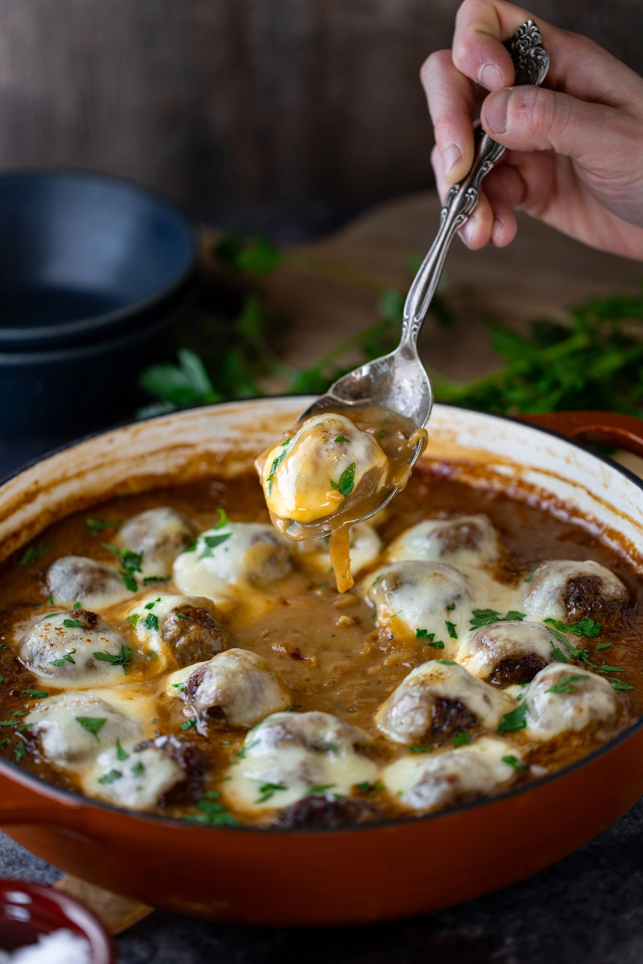 French Onion Meatballs: Delicious and Easy Dinner Recipe — Under A Tin Roof