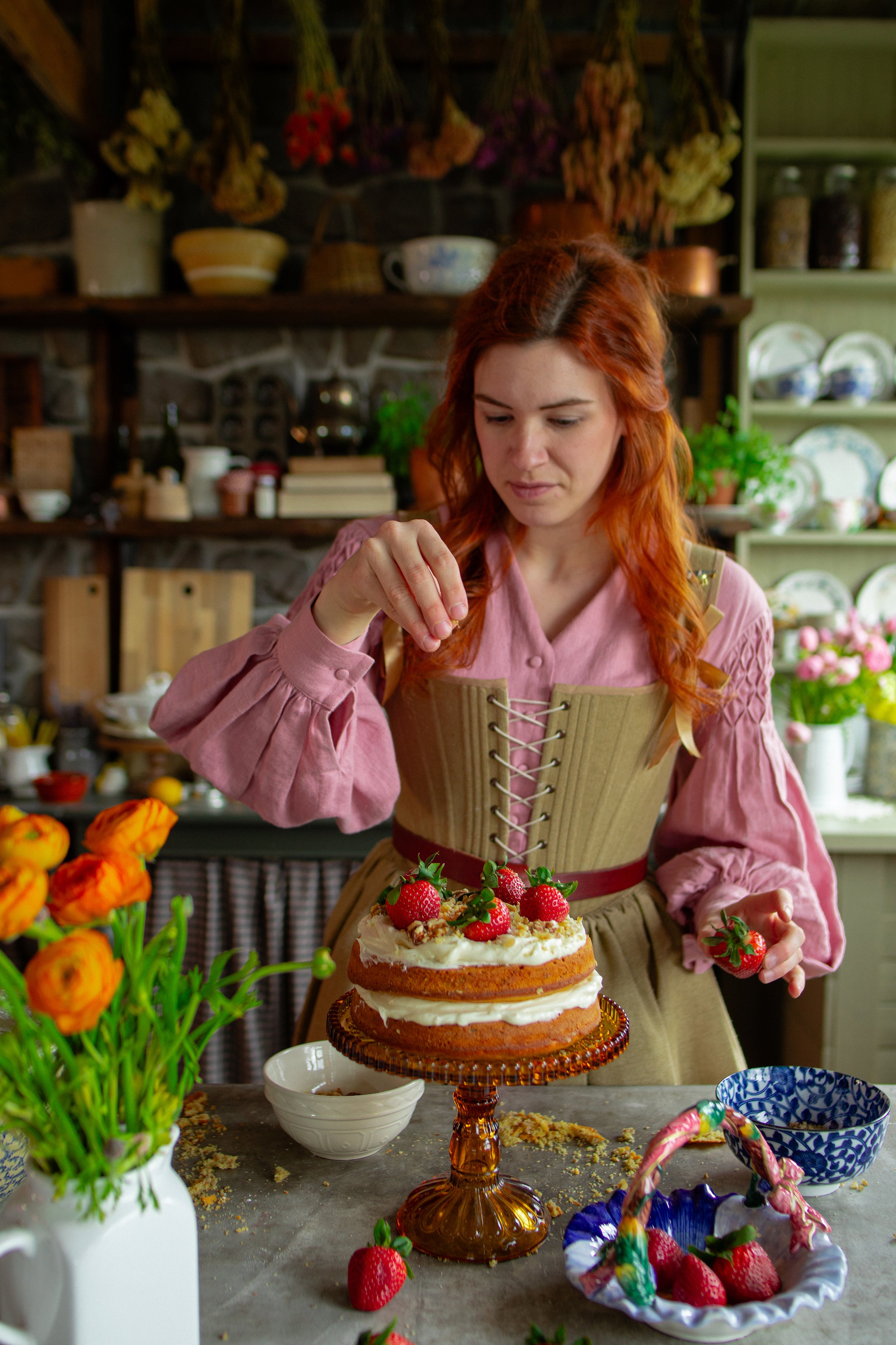 Enchanted Grove Maple Walnut Cake: Deliciuous Spring Tea Party Cake ...