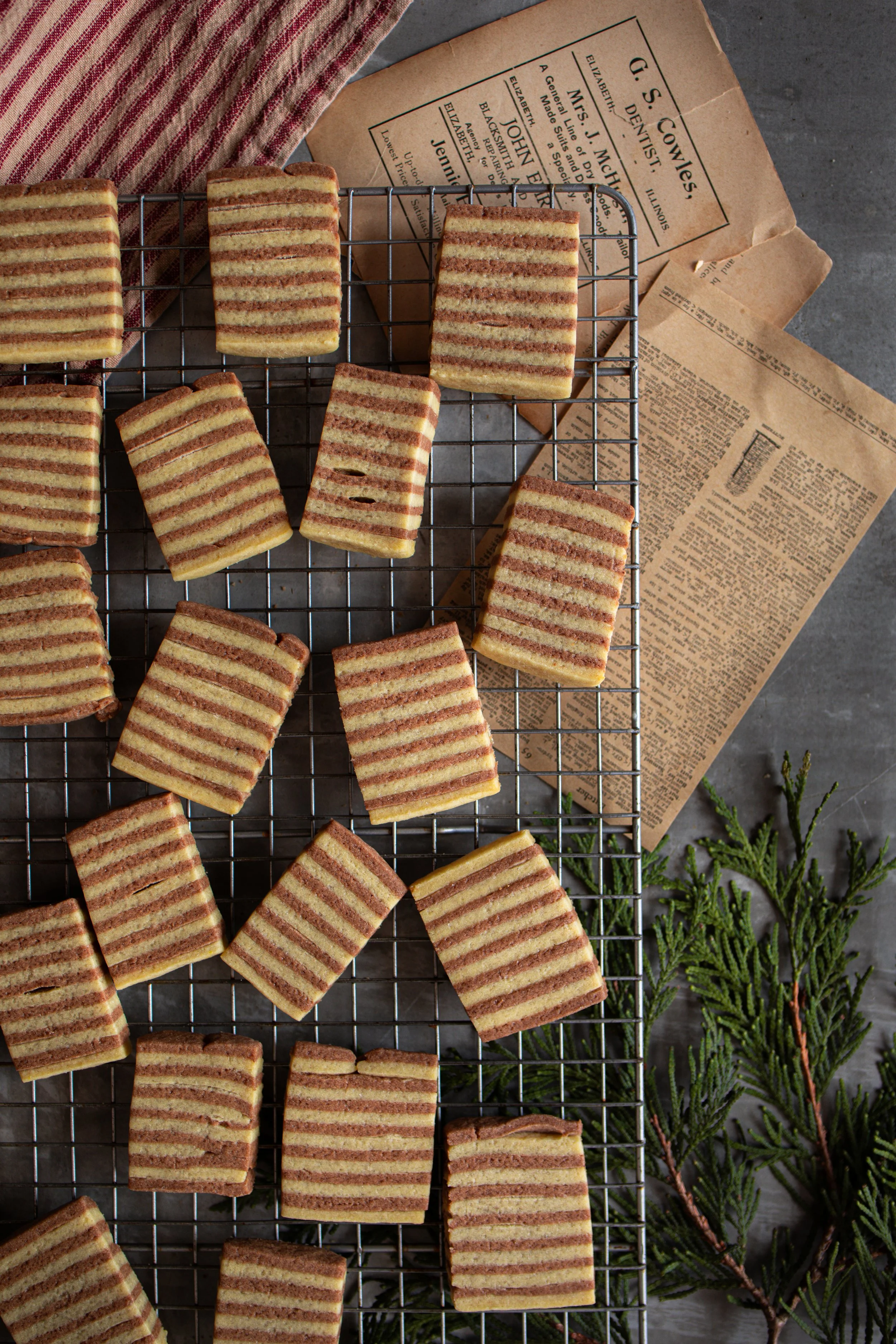 Striped Schackrutor Cookies: Swedish Christmas Cookie Recipe — Under A ...