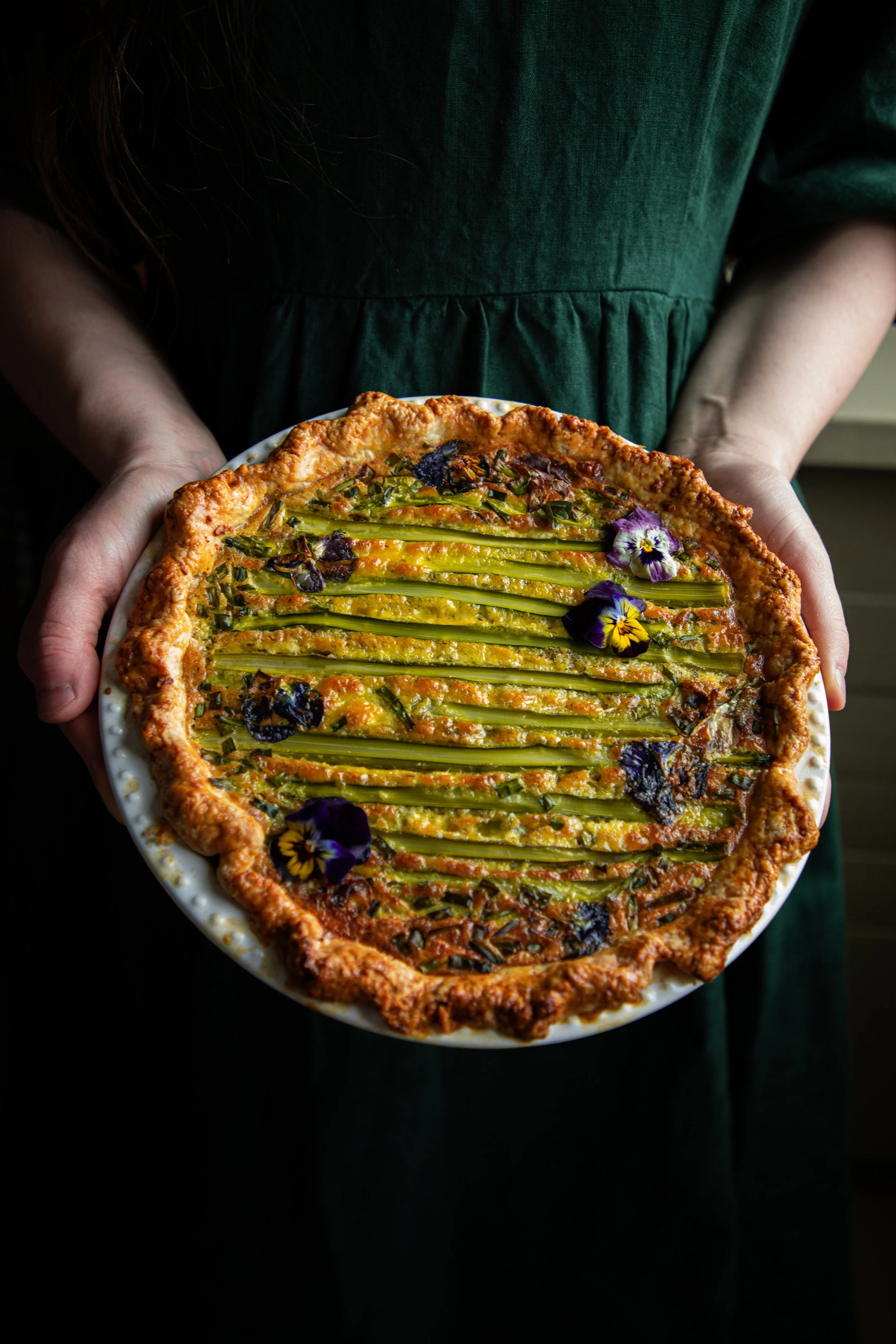 Asparagus, Blue Cheese, and Bacon Quiche: A Fairy Brunch Delight ...