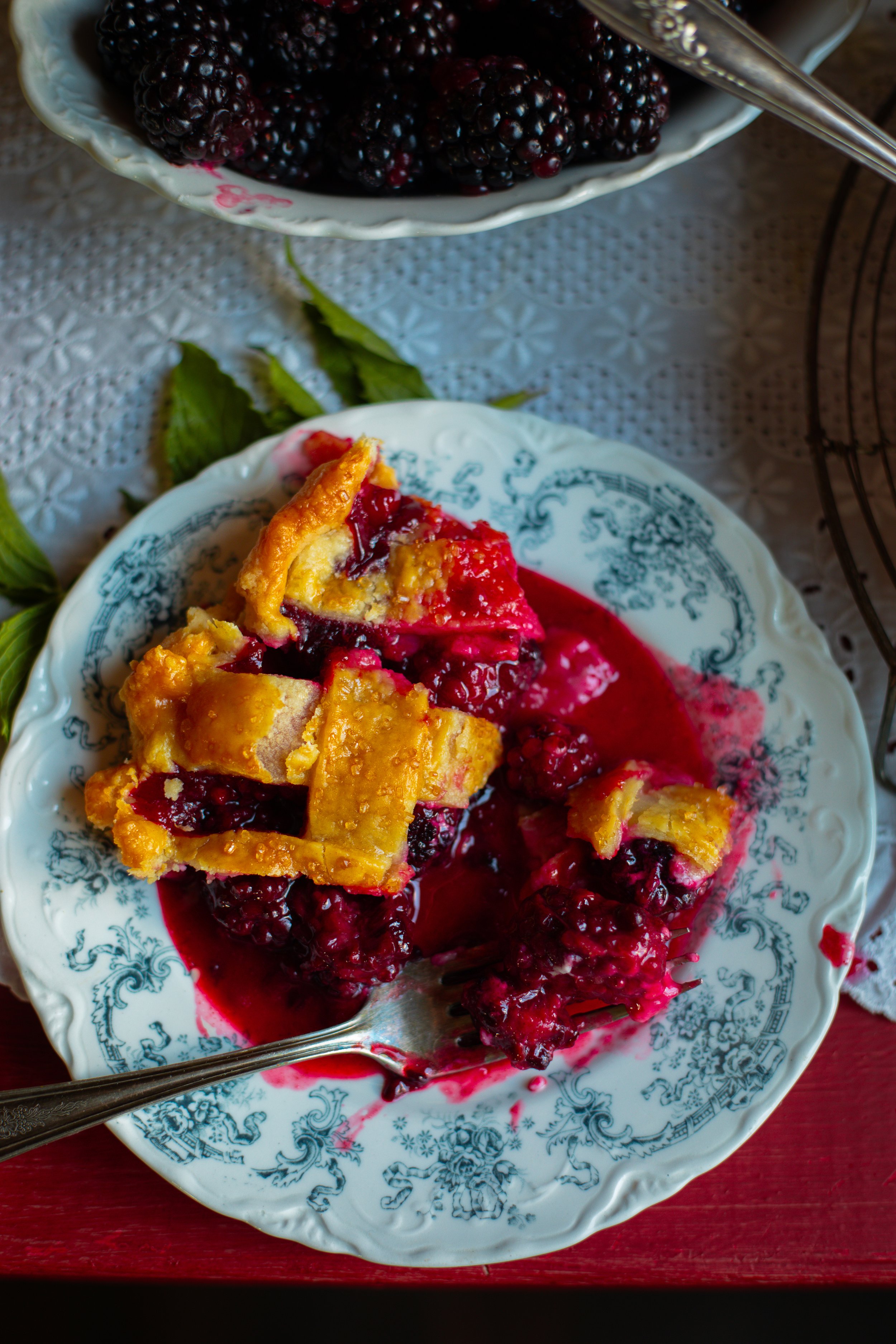 Bramble Patch Blackberry Pie: Summer Dessert Recipe — Under A Tin Roof