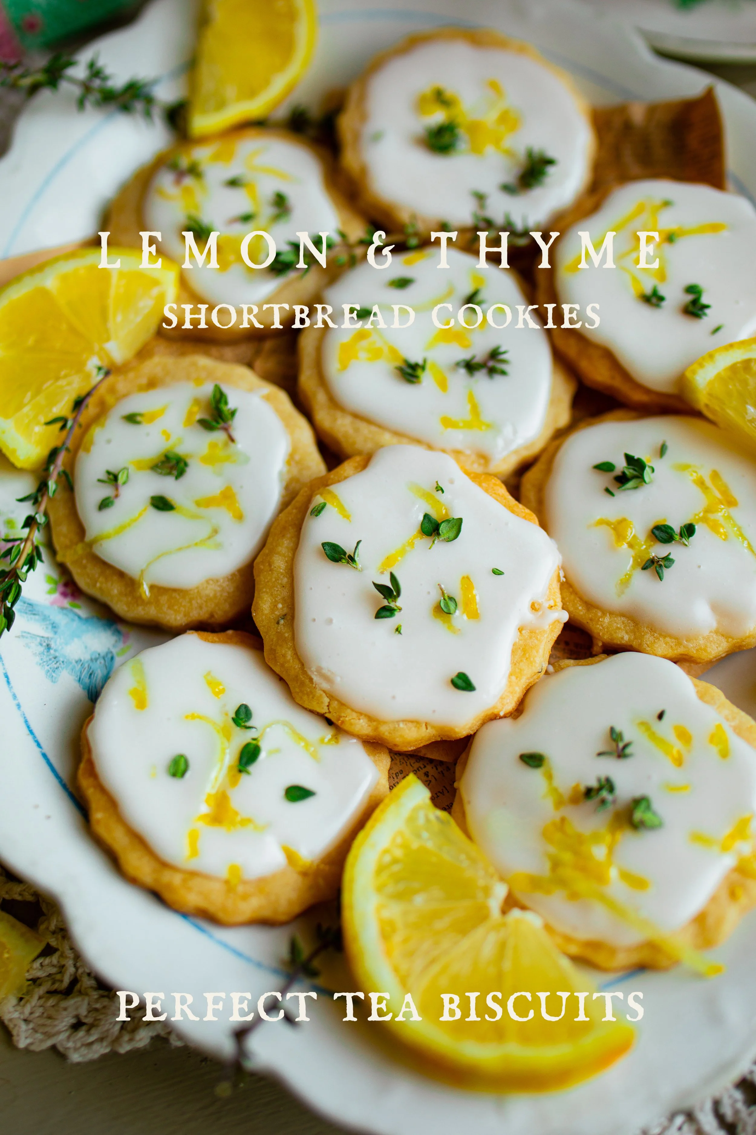 Lemon Thyme Tea Cookies with Lemon Icing: Bridgerton Inspired Perfect ...
