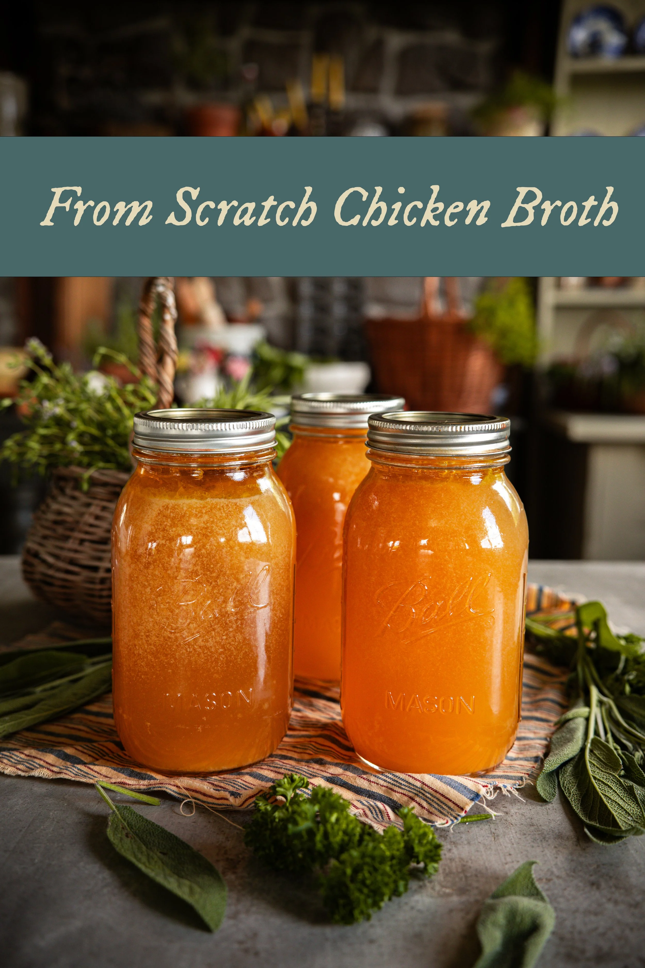 From Scratch Chicken Broth — Under A Tin Roof