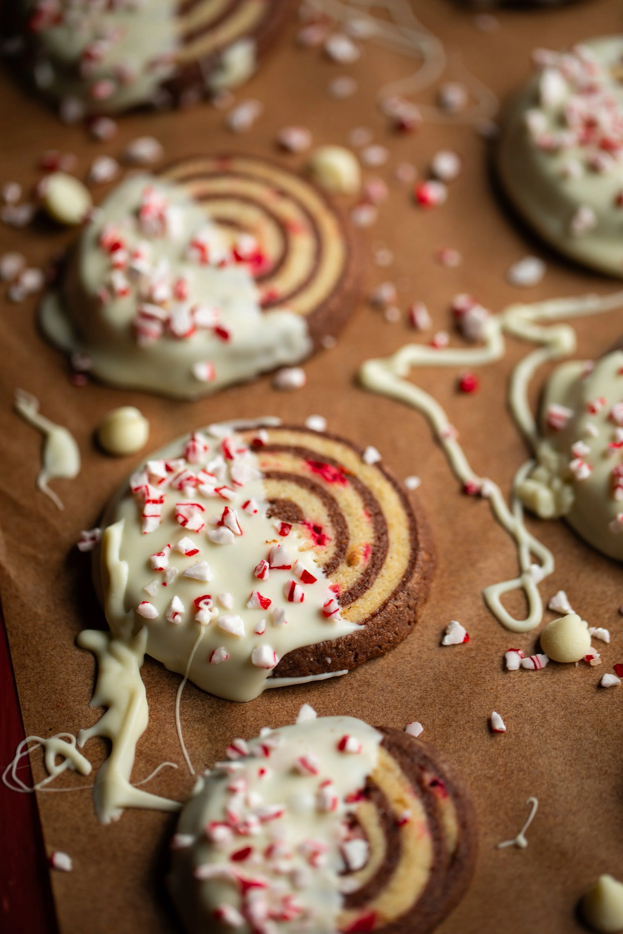 Chocolate Peppermint Pinwheel Cookies: Festive Holiday Treat — Under A ...