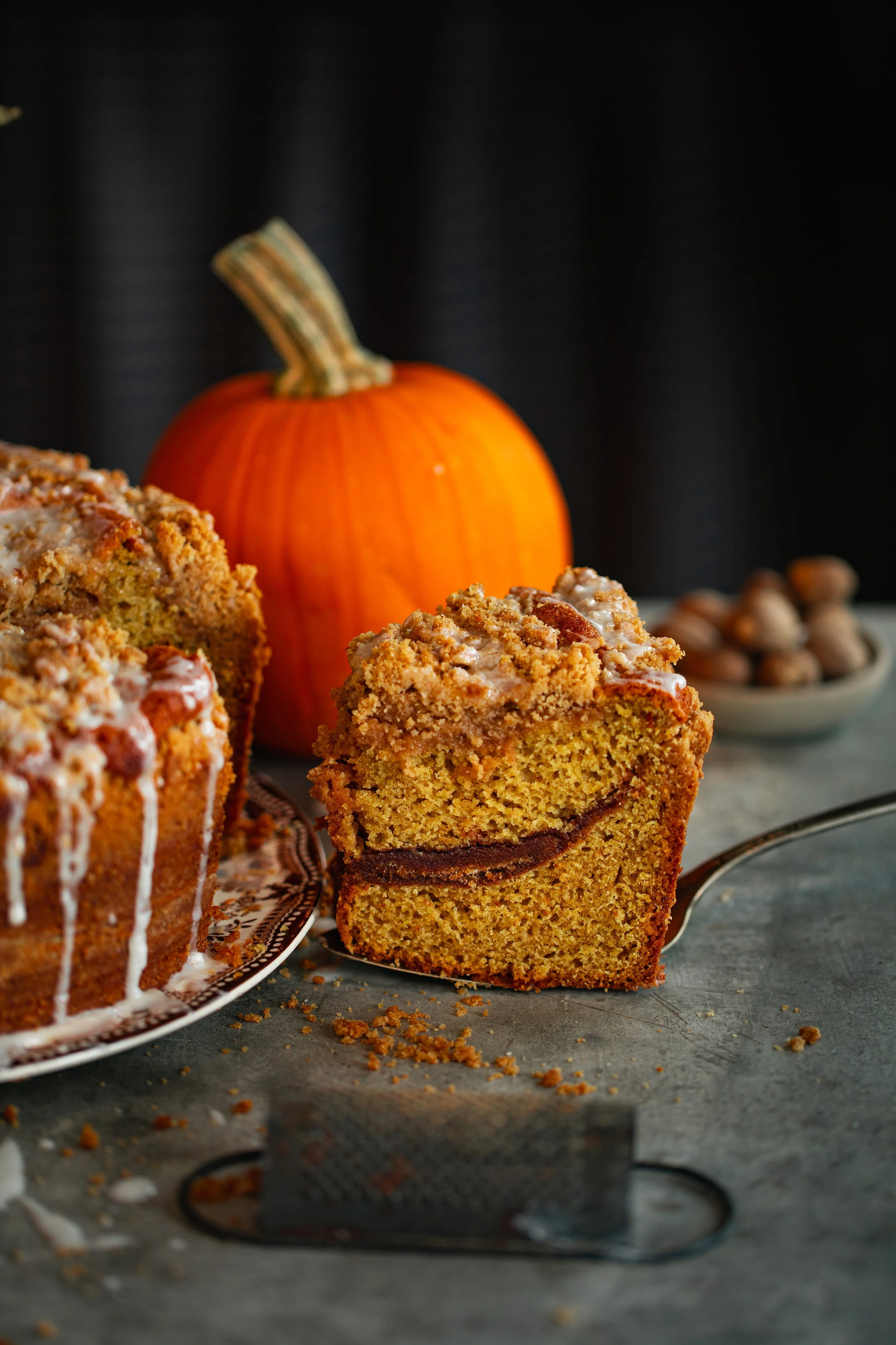 Pumpkin Coffee Cake with Cinnamon Ginger Streusel Topping | Fall's ...