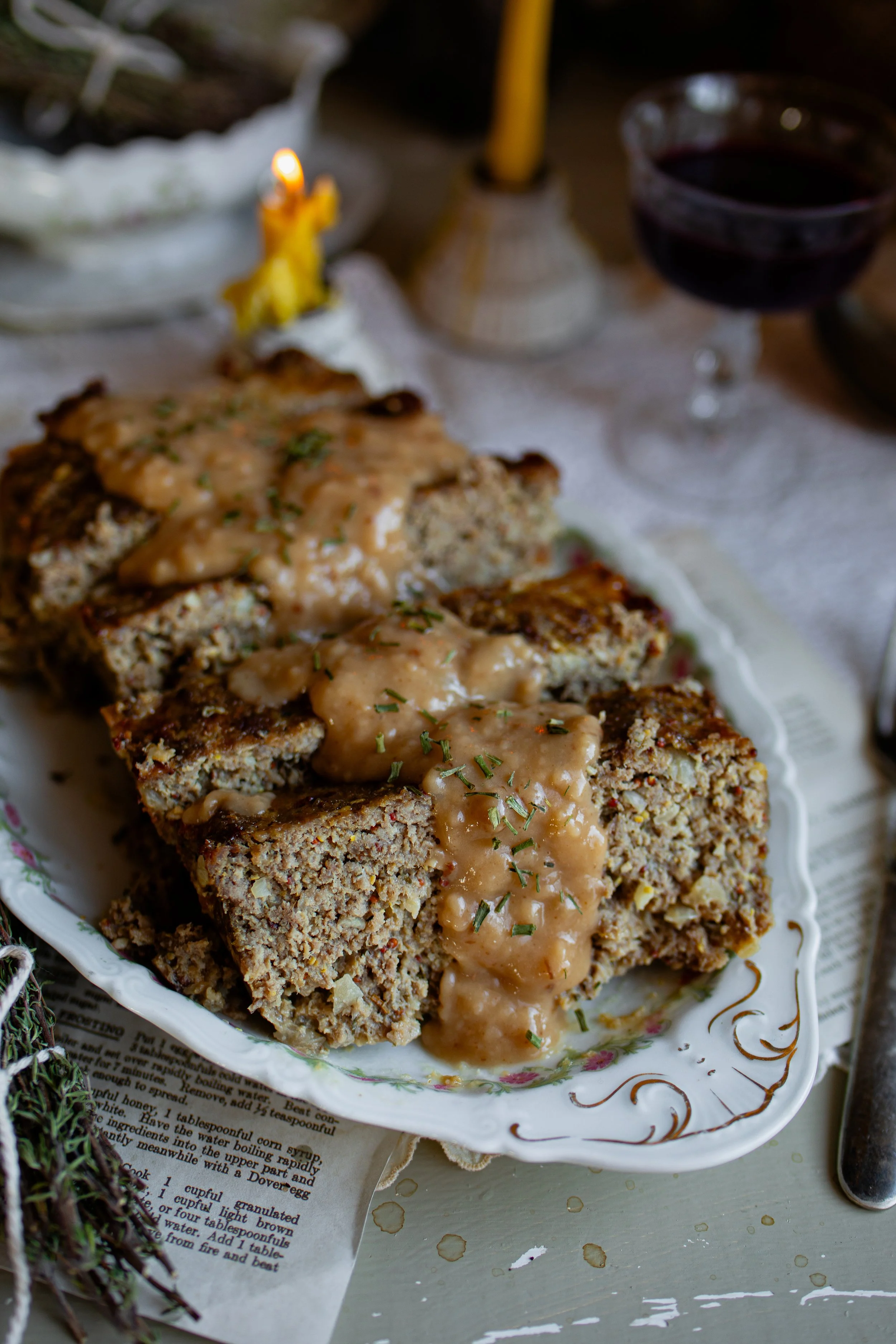Classic Cozy Meatloaf with Brown Gravy: Winter Comfort Food — Under A ...