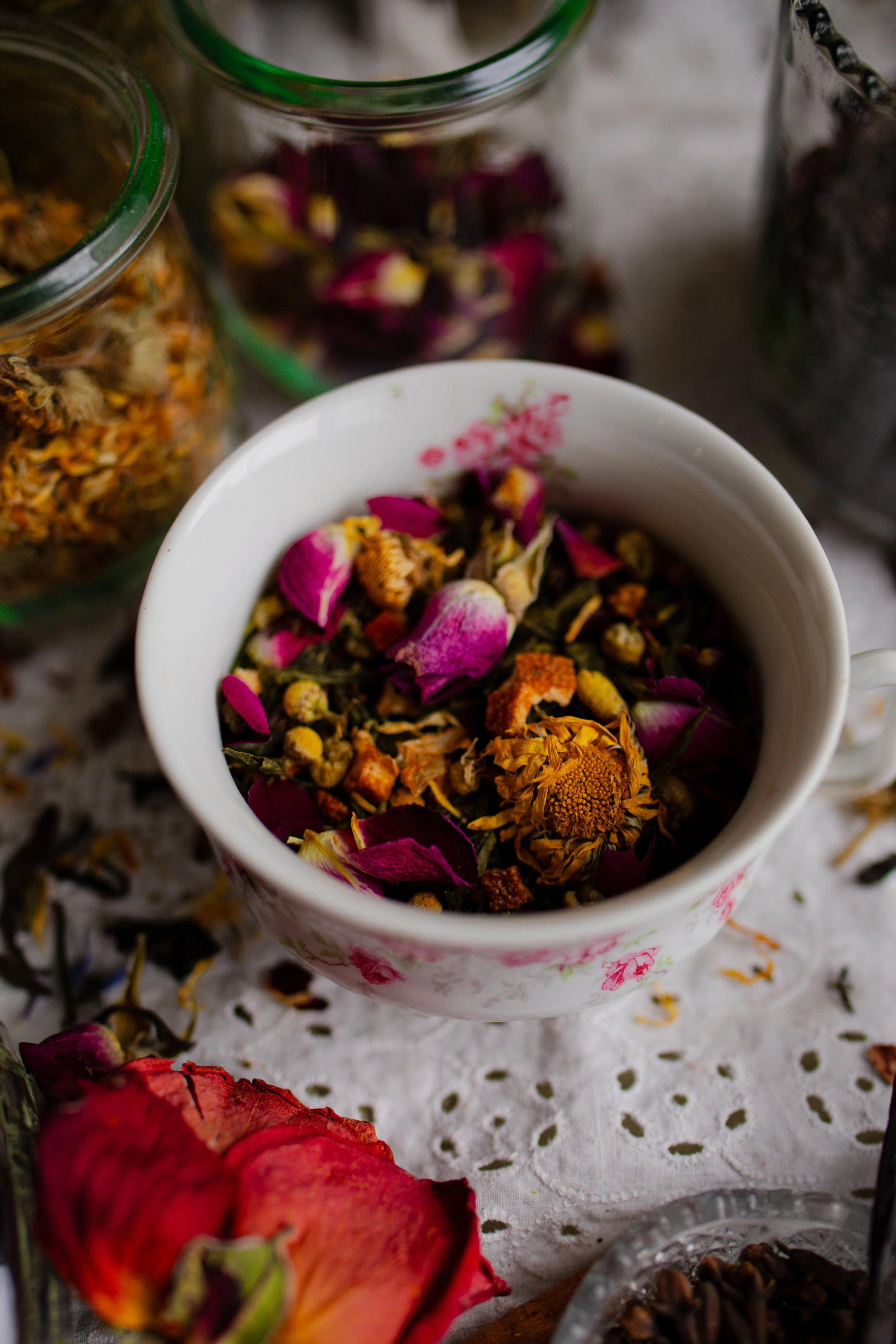3 Cozy Tea Mixes for February: Loose Leaf Tea Recipes — Under A Tin Roof