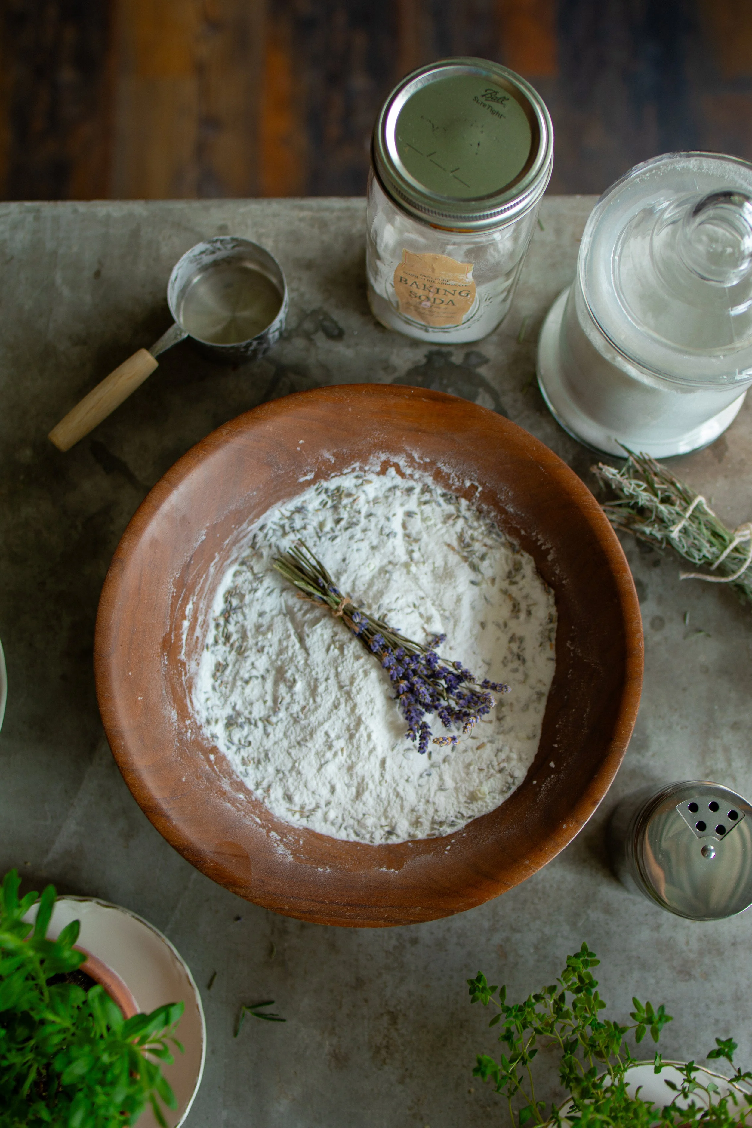 Lavender Scented Scouring Powder: Natural Cleaning Recipe — Under A Tin ...