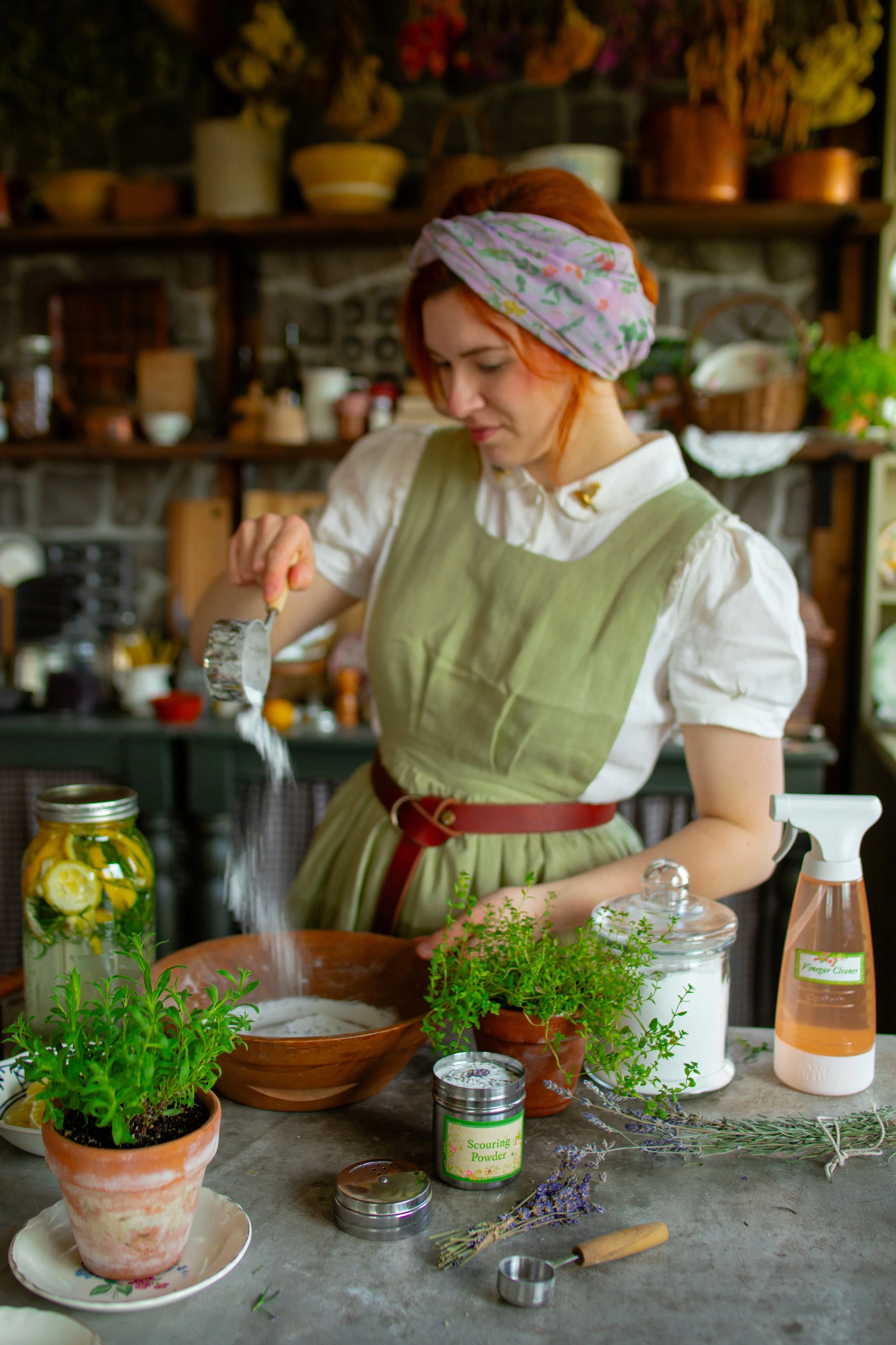 Lavender Scented Scouring Powder: Natural Cleaning Recipe — Under A Tin ...
