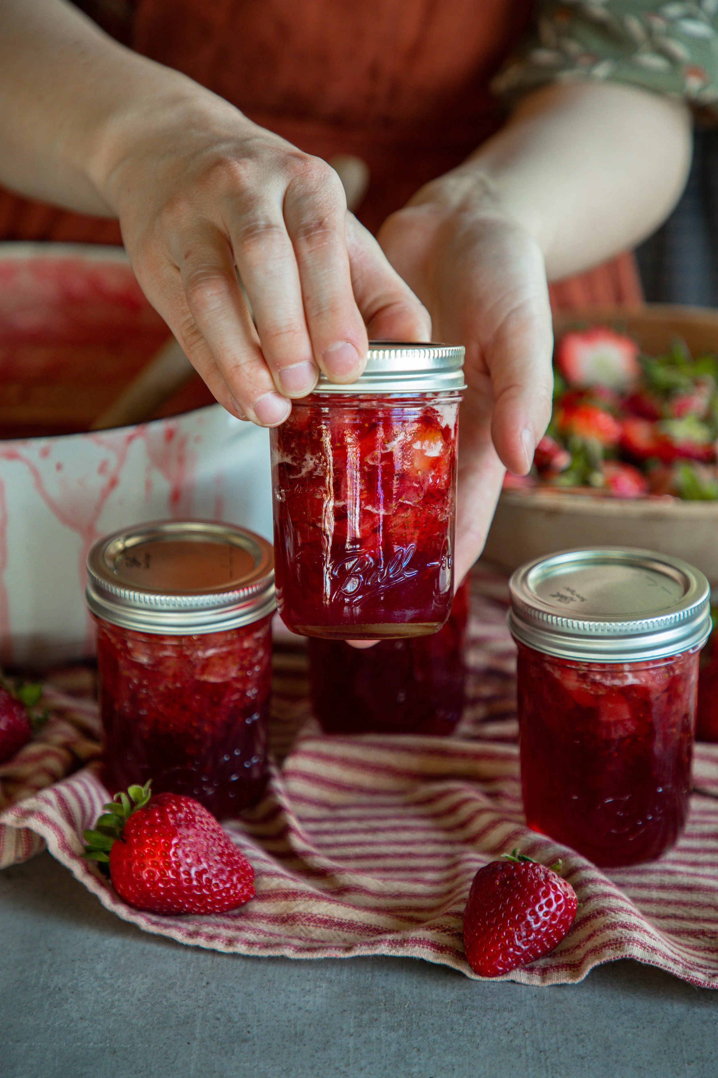 Classic Strawberry Jam Recipe for Canning or Freezing | Small Batch Option — Under A Tin Roof