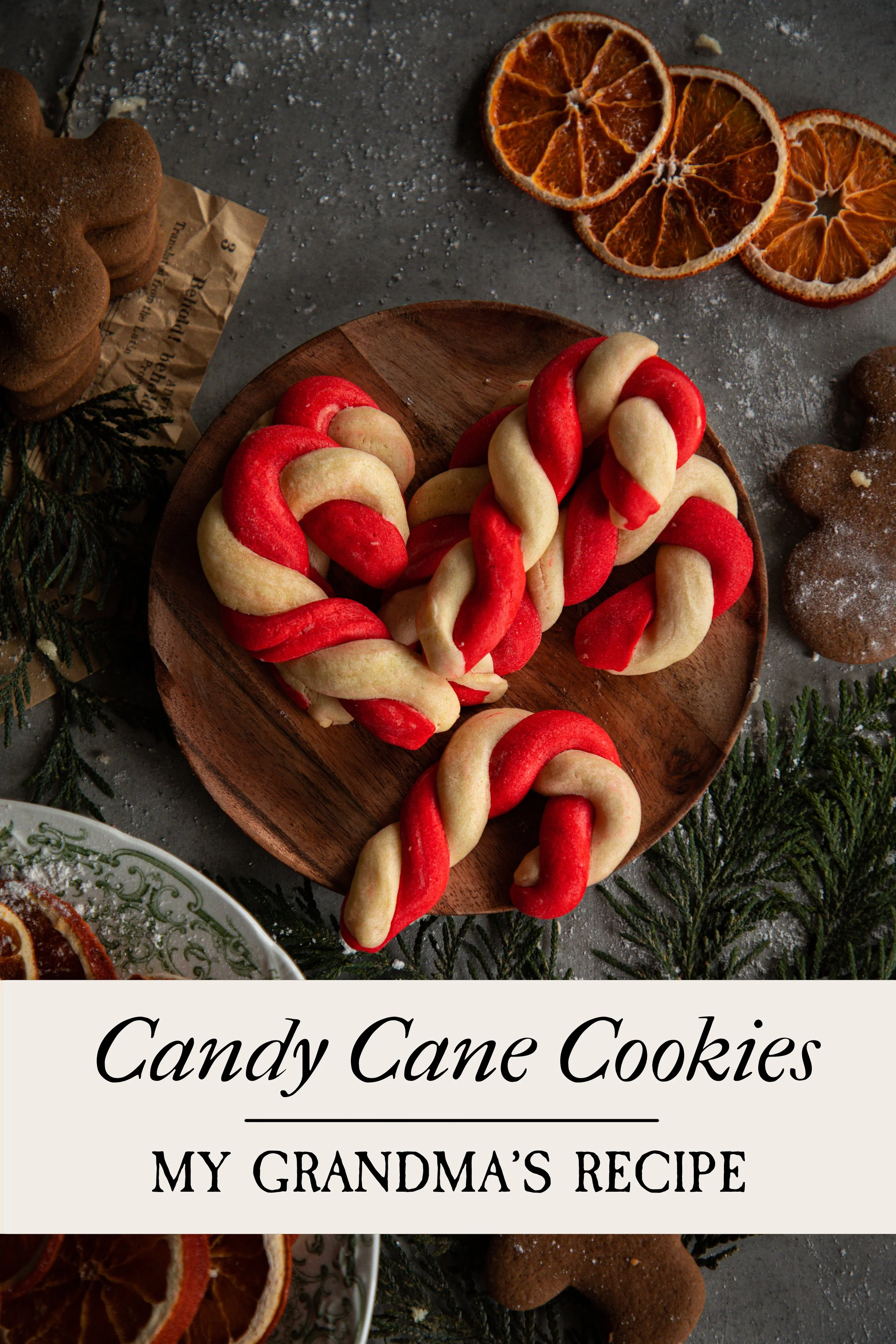 Grandma’s Candy Cane Cookies: Whimsical Christmas Cookie Recipe — Under ...