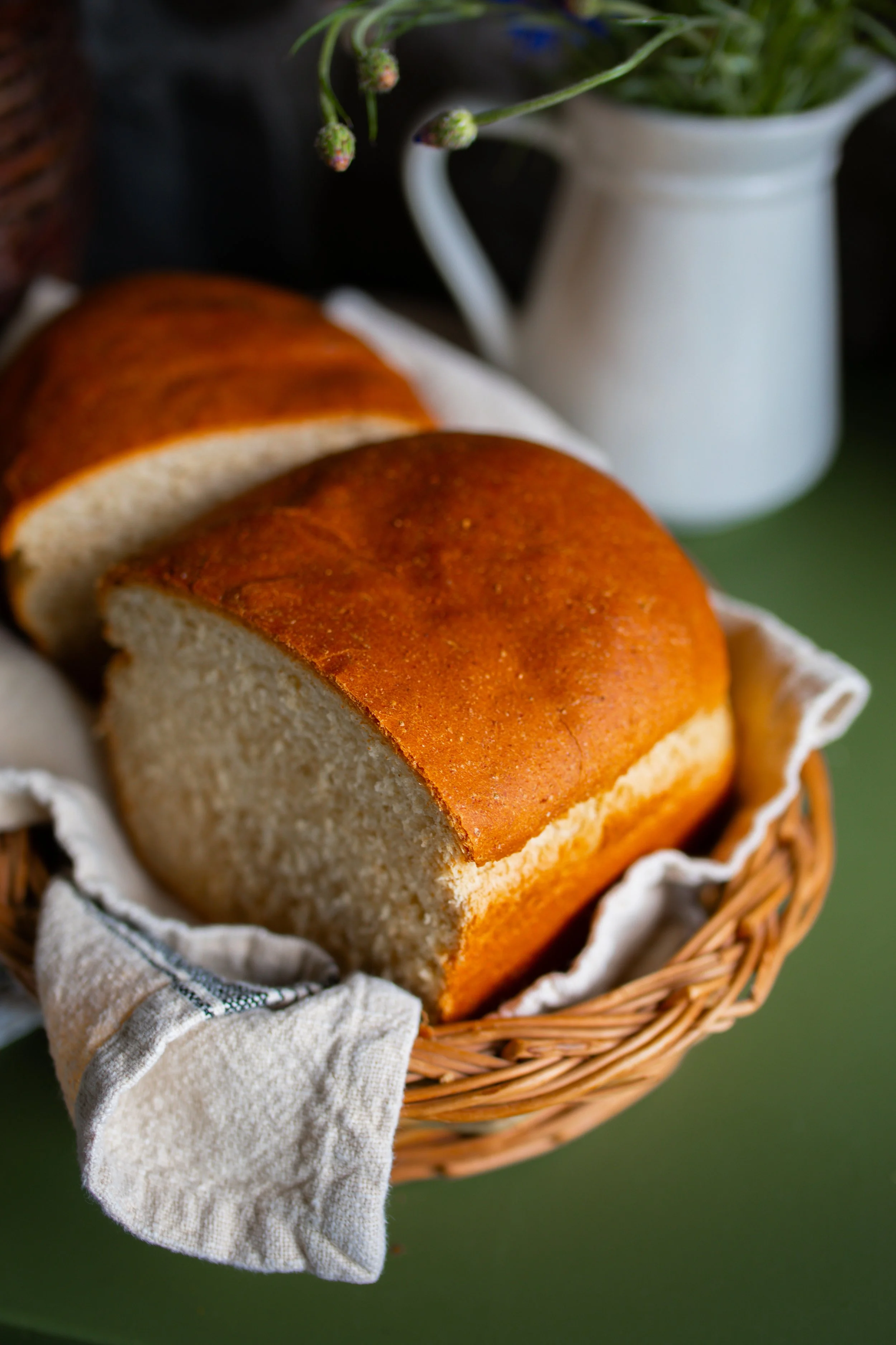 Whole Wheat Sandwich Bread: Perfect Cottage Loaf Recipe — Under A Tin Roof