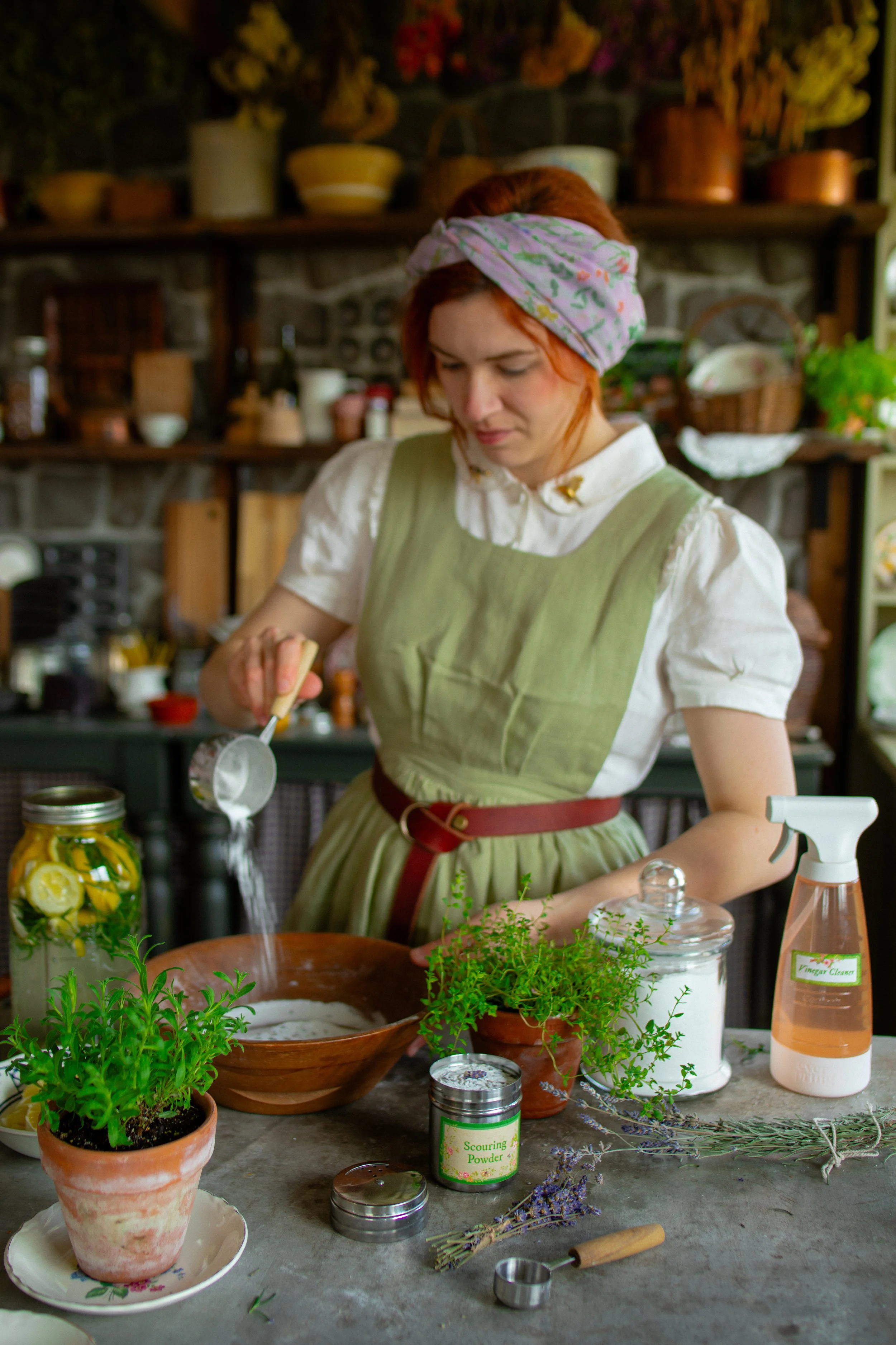 Lavender Scented Scouring Powder: Natural Cleaning Recipe — Under A Tin ...